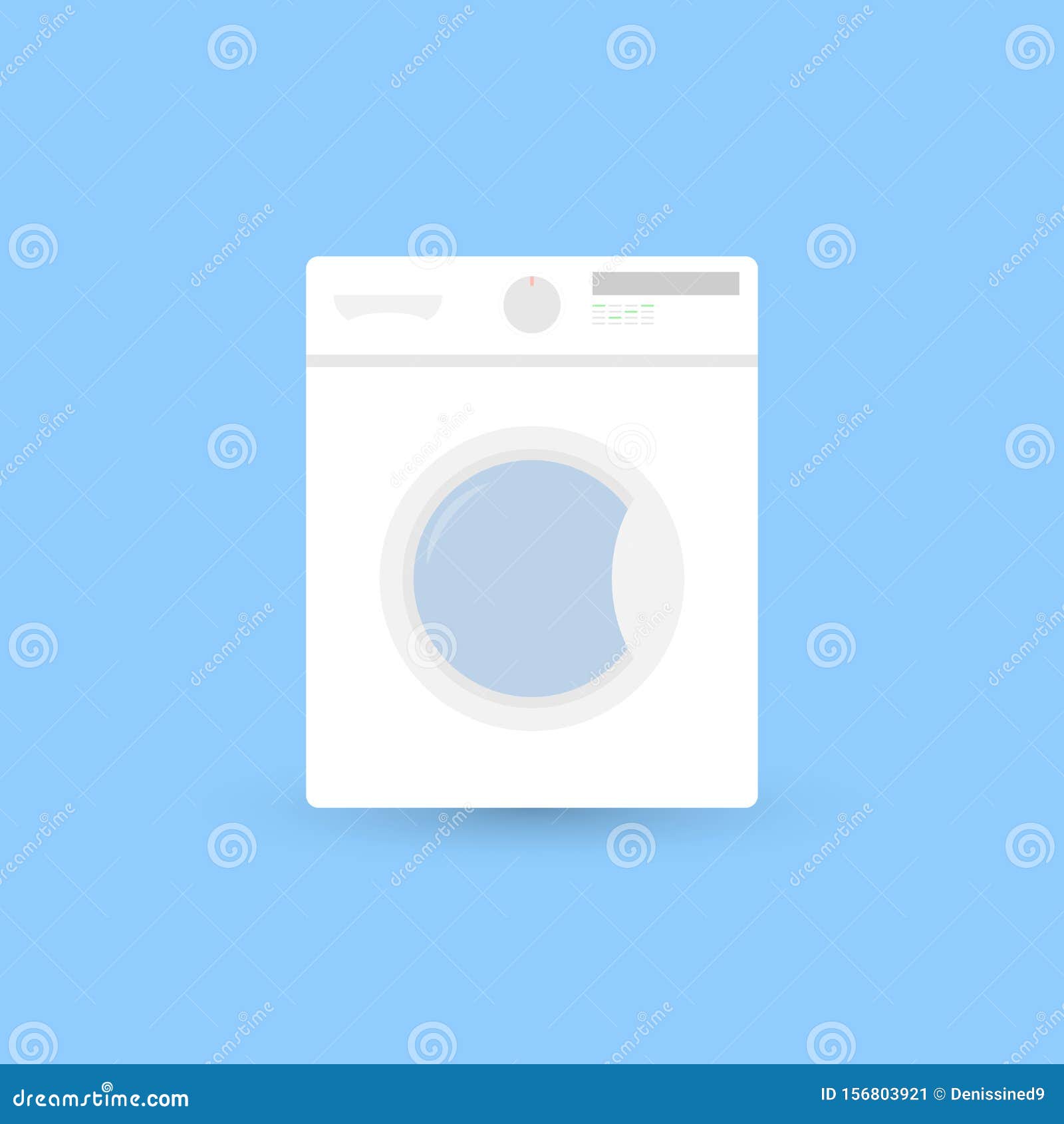 Washing Machine Icon Design Template, Isolated Object, Vector ...
