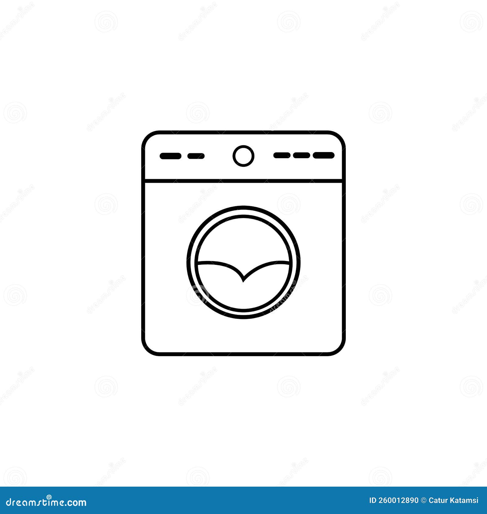 Washing machine icon logo stock illustration. Illustration of launder ...