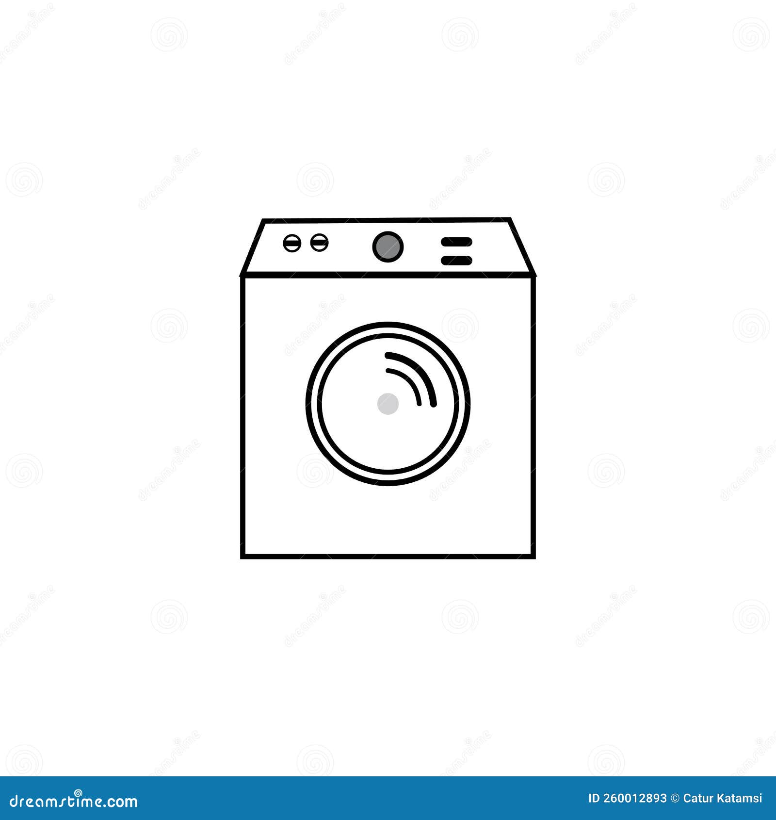 Washing machine icon logo stock illustration. Illustration of room ...