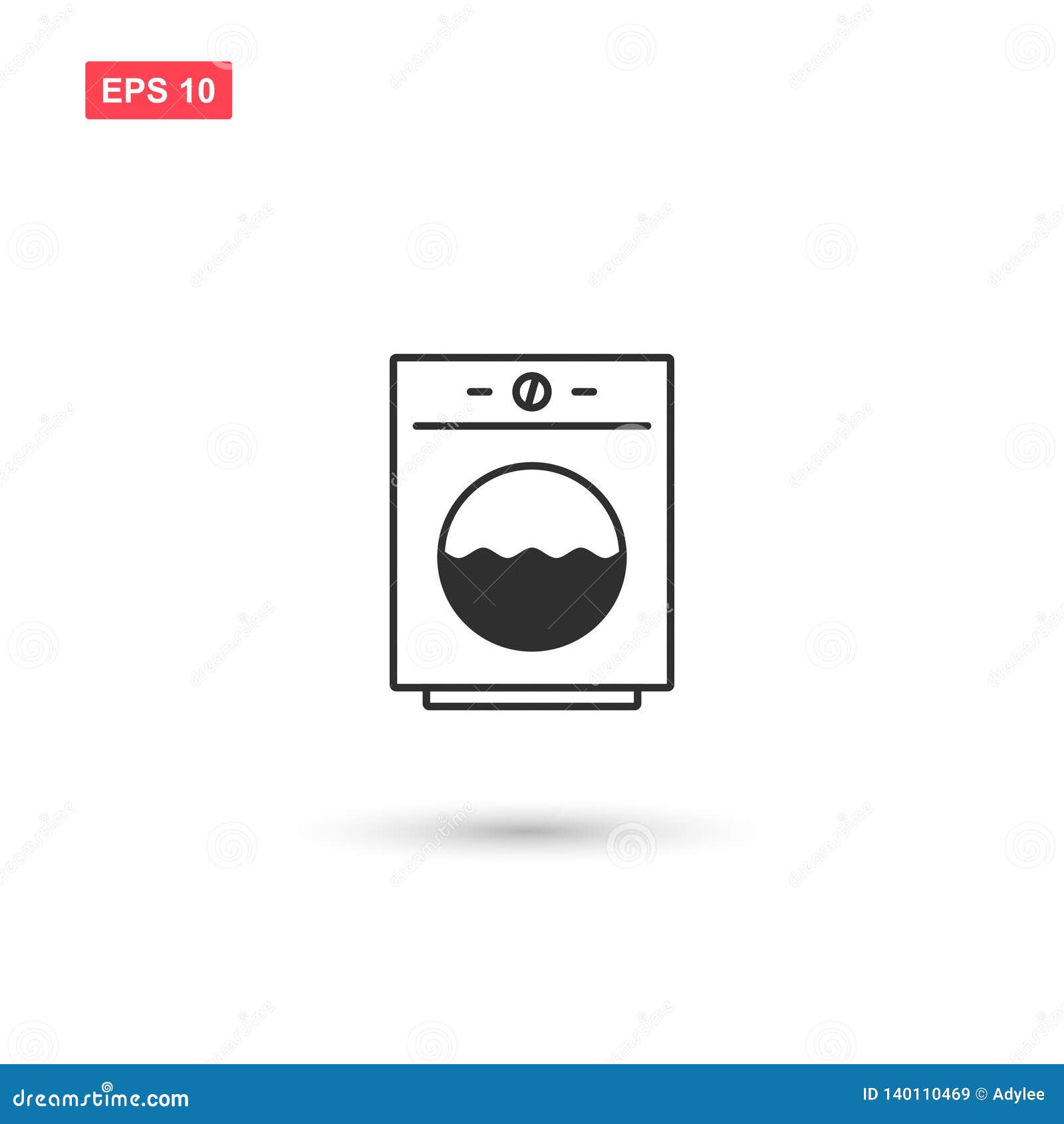 Washing Machine Icon Vector Design Isolated 12 Stock Vector ...