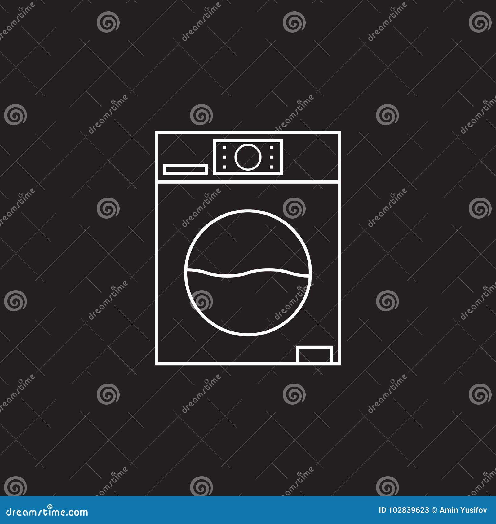 Washing Machine Icon Vector, Laundry Solid Logo Illustration, Pi Stock ...
