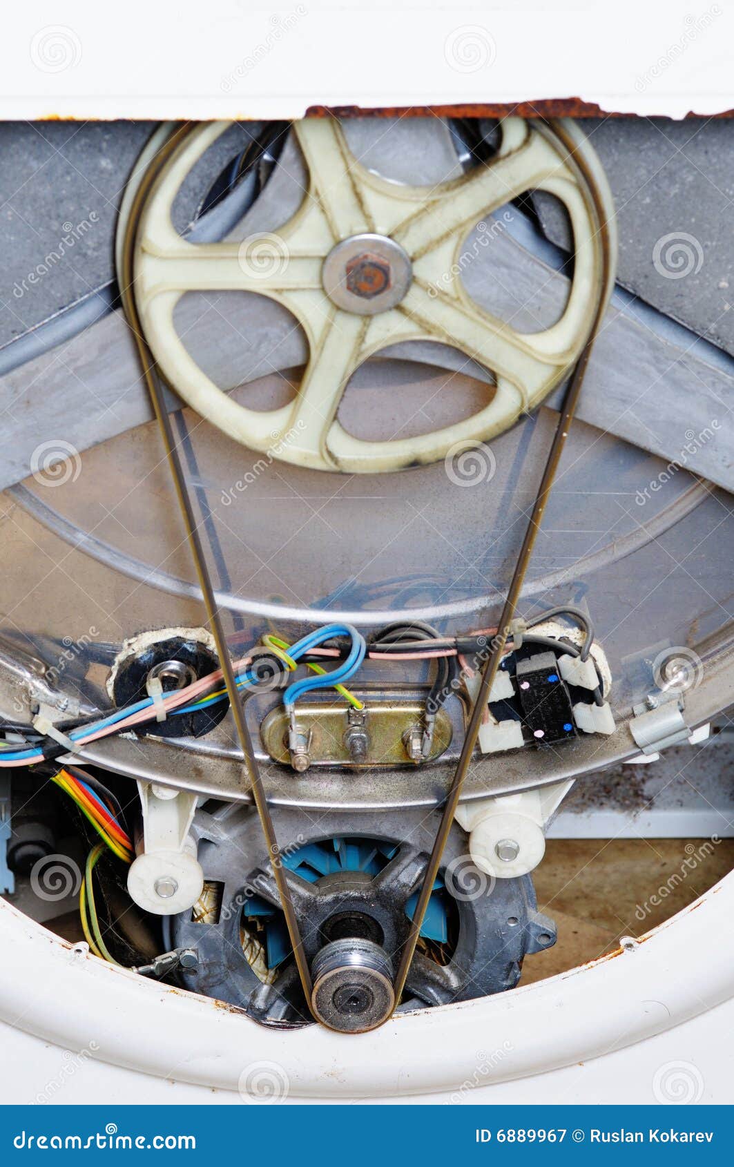 Washing machine. Inside. stock image. Image of dirt, iron - 6889967