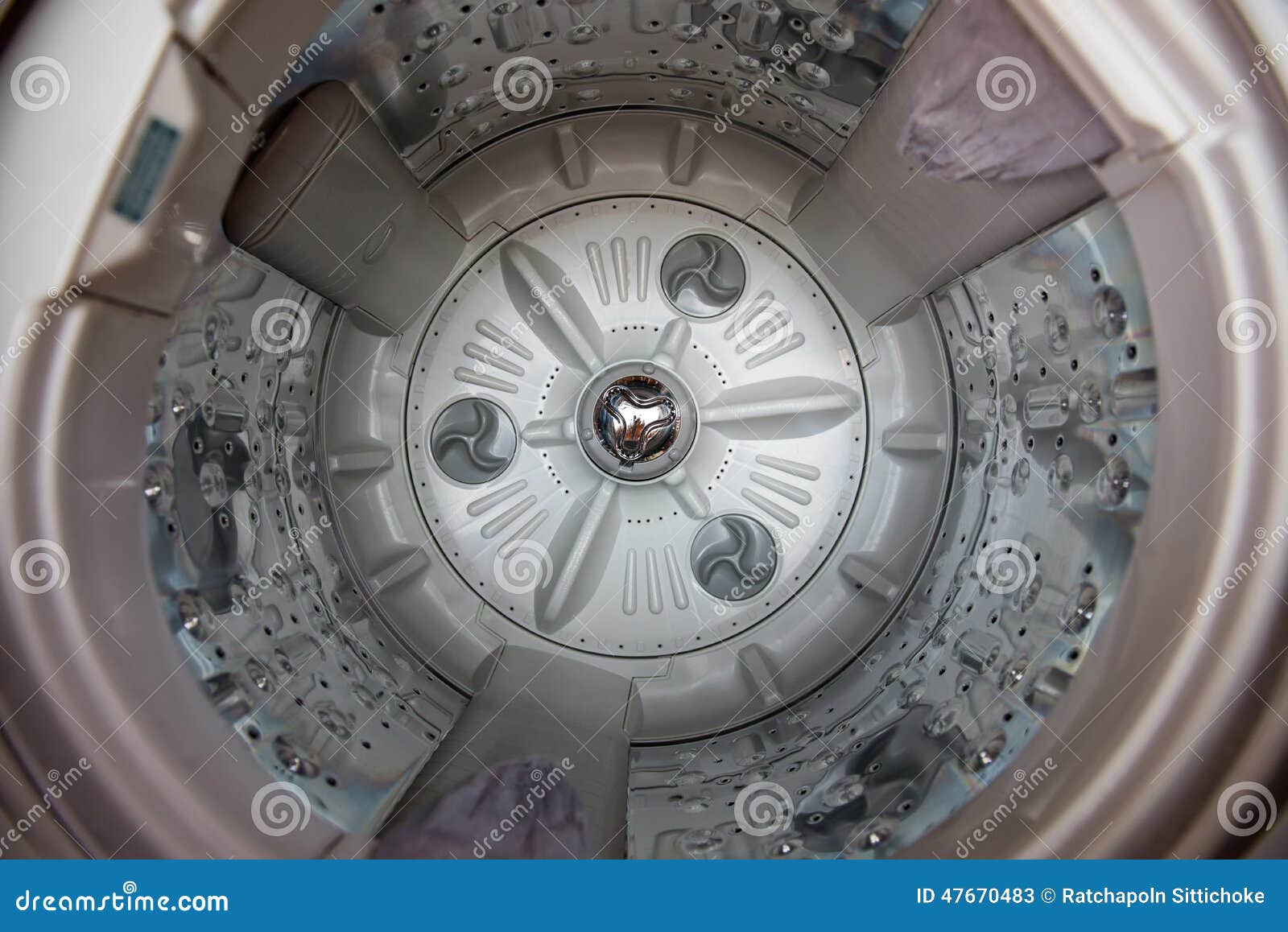 Washing Machine Inside the Washing Machine Stock Image - Image of ...