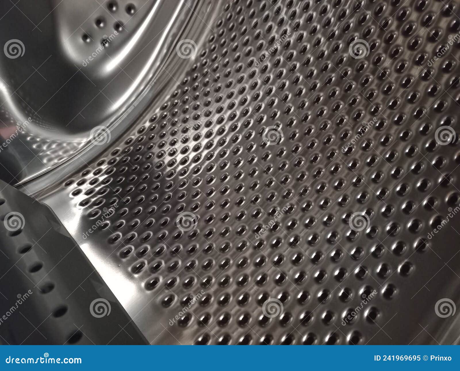 Washing Machine Interior Stainless Steel Stock Image - Image of machine ...