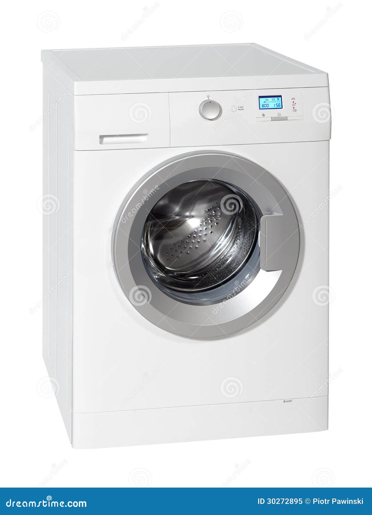 White washing machine stock image. Image of display, reflection - 30272895