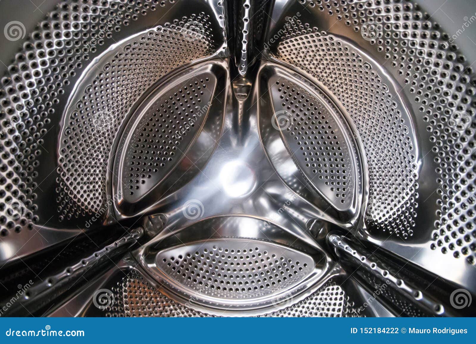 Washing Machine on the Kitchen Stock Photo - Image of clothing ...