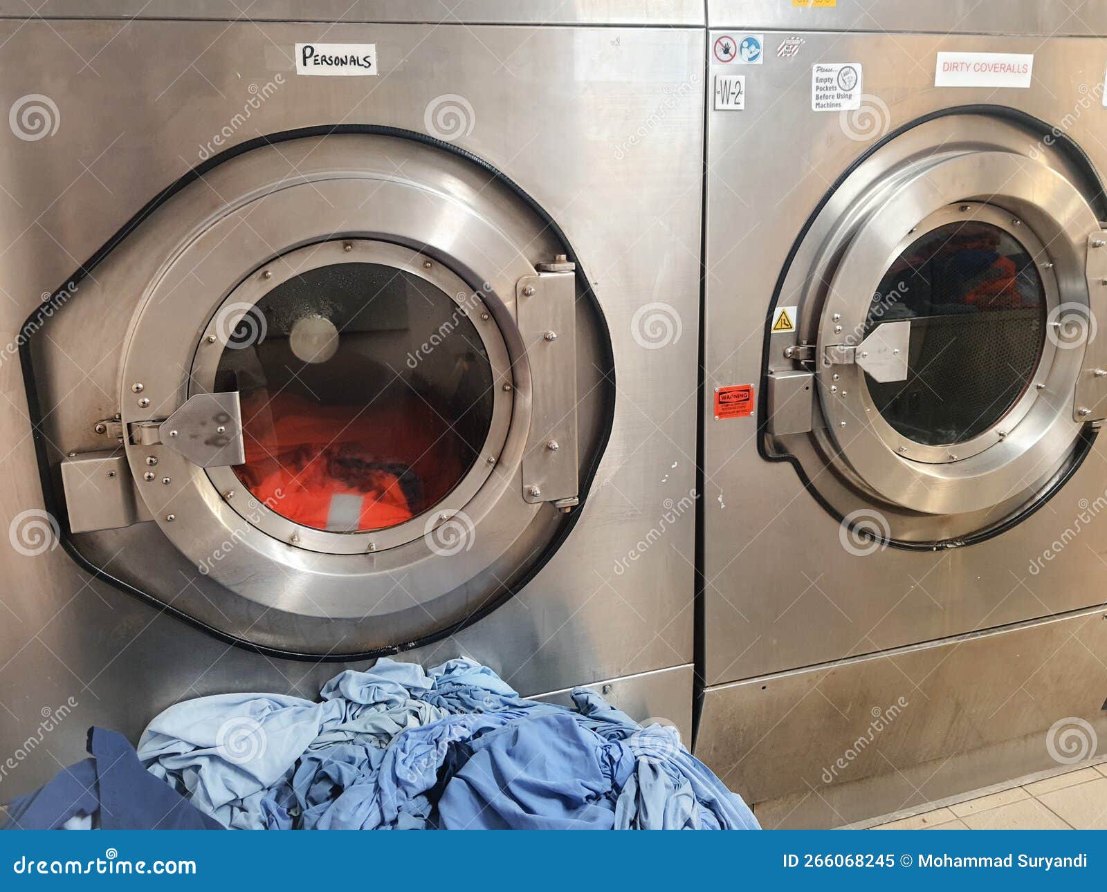 Washing Machine in Laundry Room Stock Image - Image of machine, washing ...