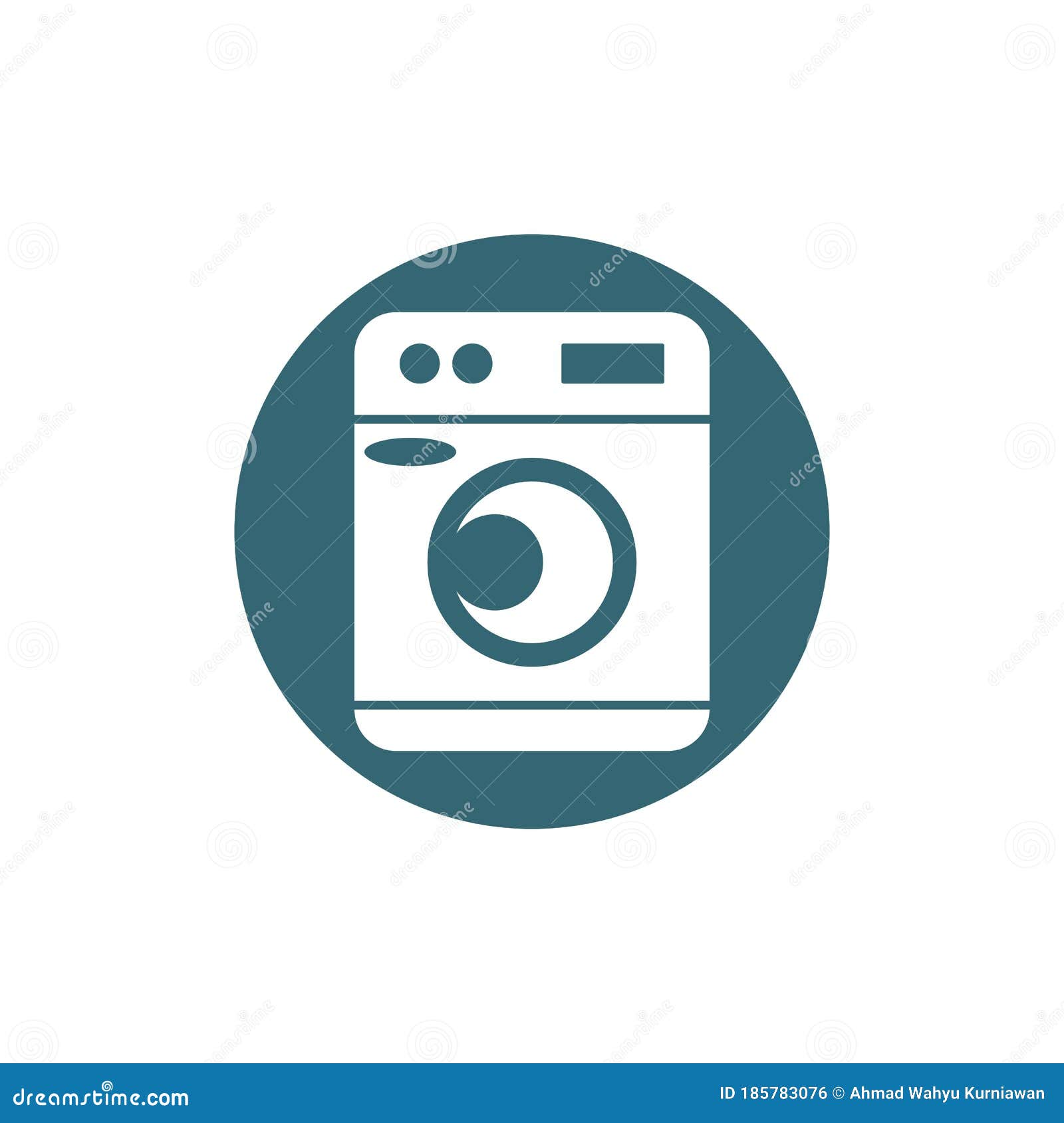 Washing machine logo stock vector. Illustration of vector - 185783076