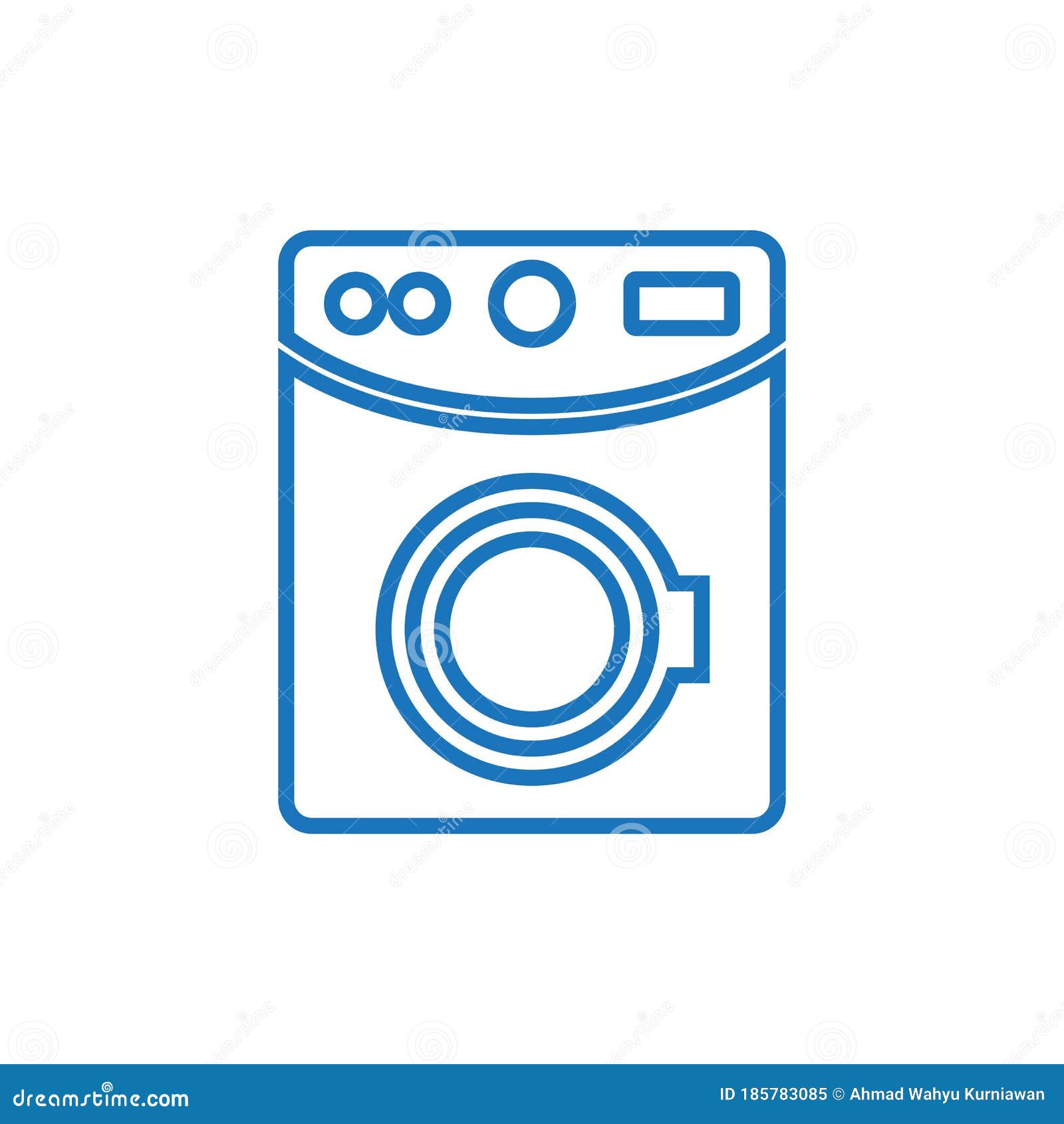Washing machine logo stock vector. Illustration of design - 185783085