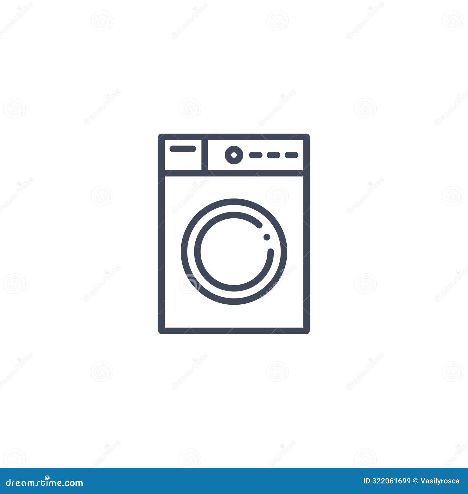 Machine Outline Disassembled Into Parts Isolated On White Background ...