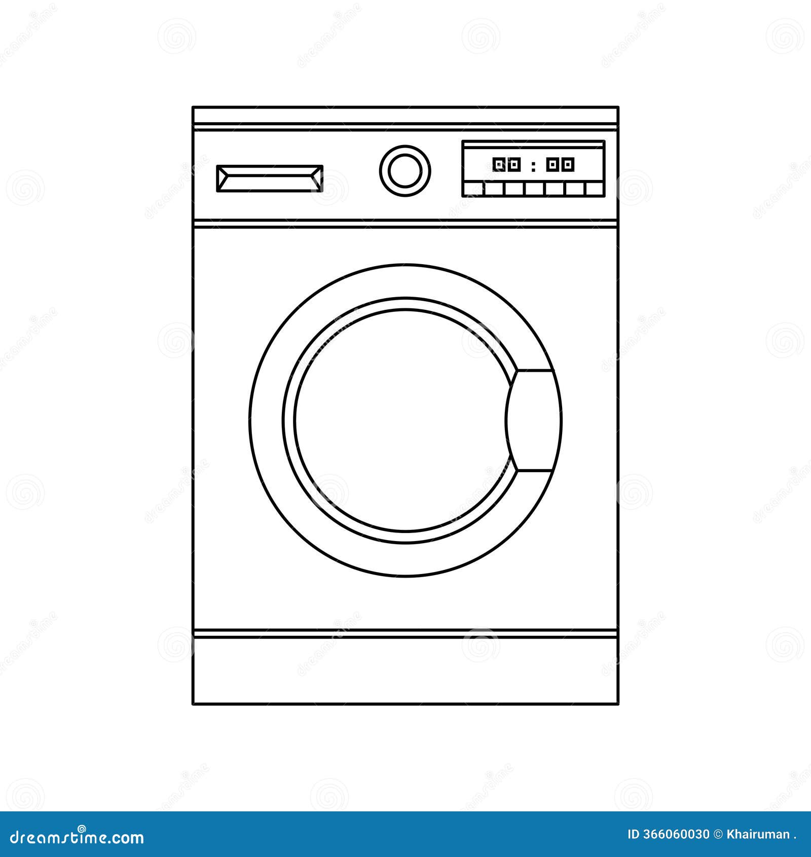 Machine Outline Disassembled Into Parts Isolated On White Background ...