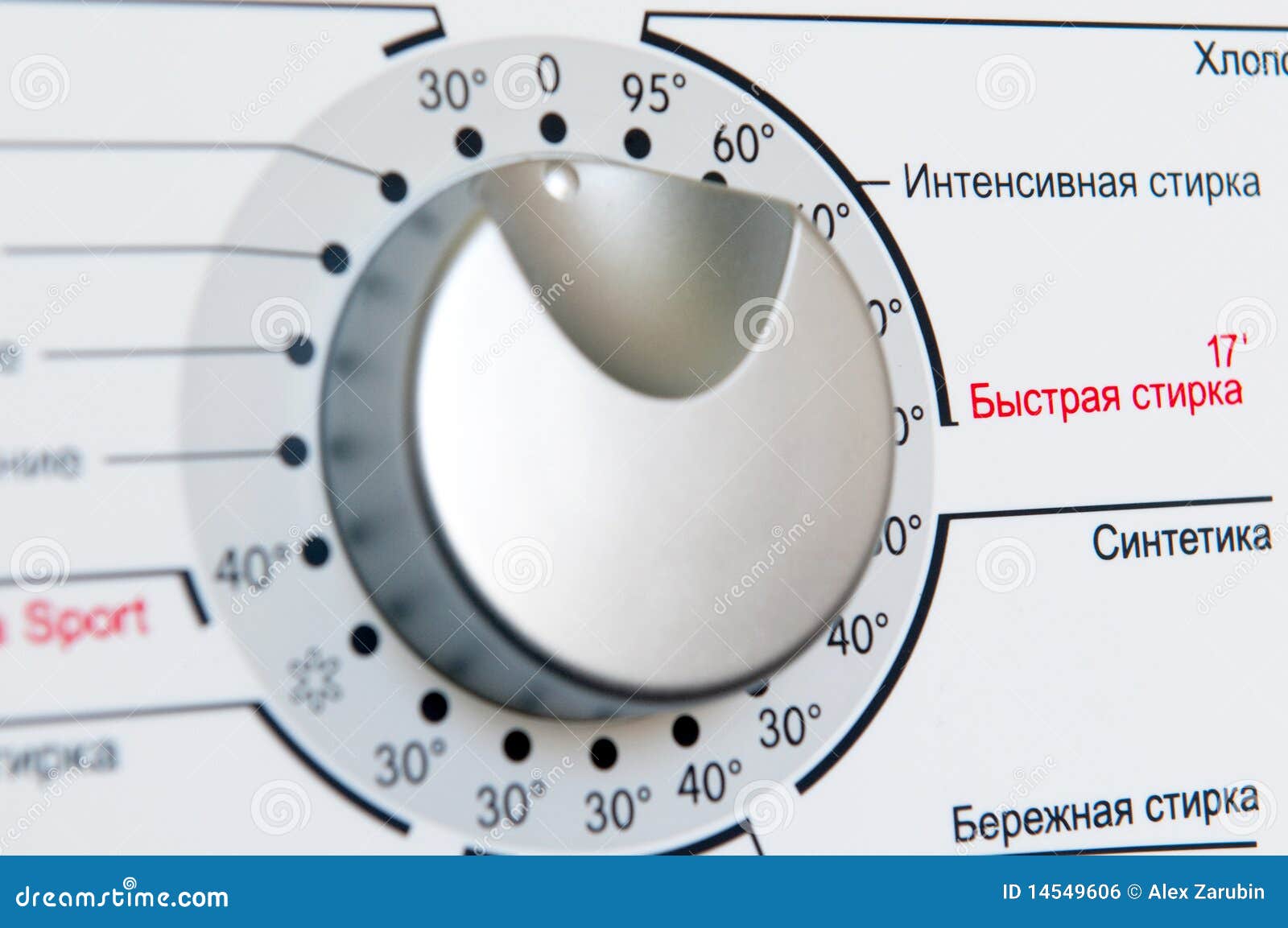 Washing Machine Program Dial Stock Photo - Image of clean, dial: 14549606