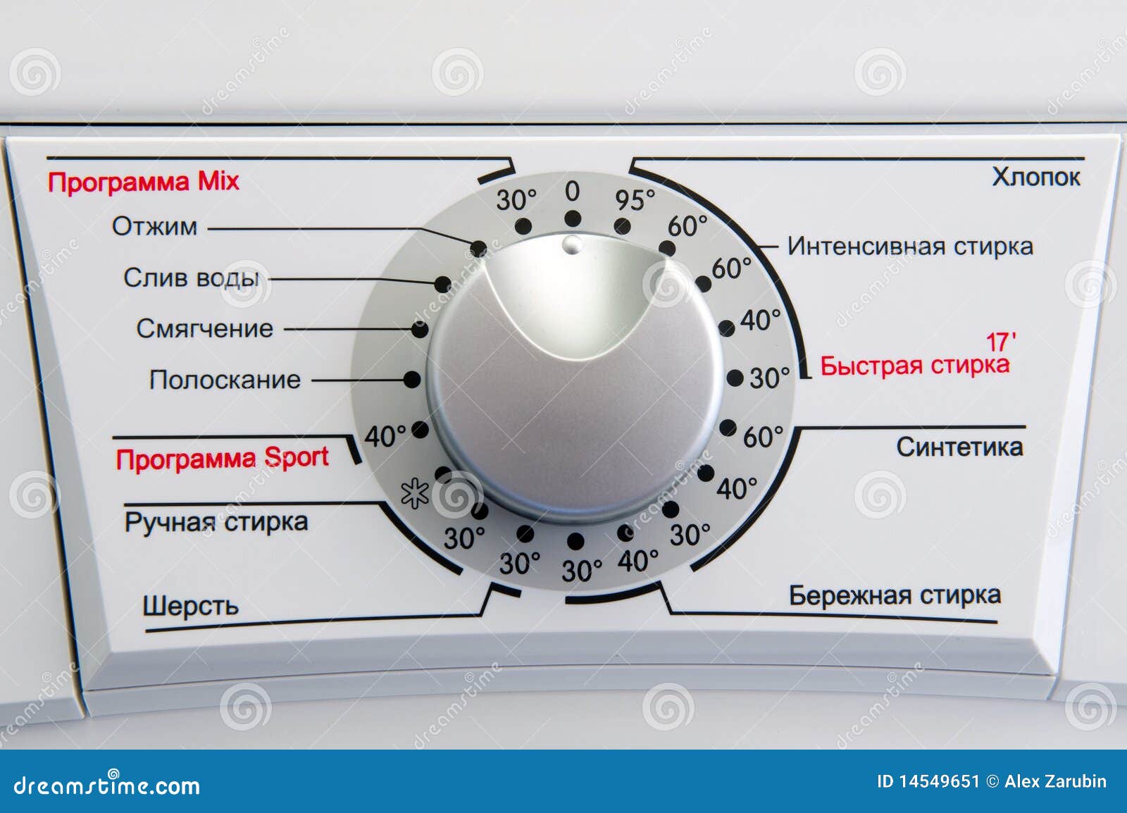 Washing Machine Program Dial Stock Image - Image of program, laundry ...