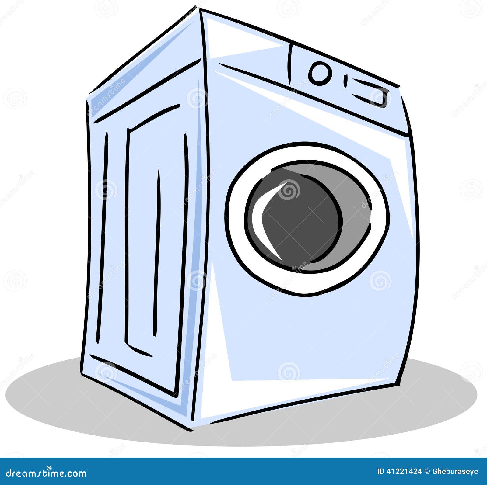 Washing Machine Stylized Illustration Stock Illustration - Image: 41221424