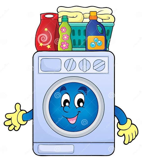 Washing Machine Theme Image 2 Stock Vector - Illustration of artwork ...