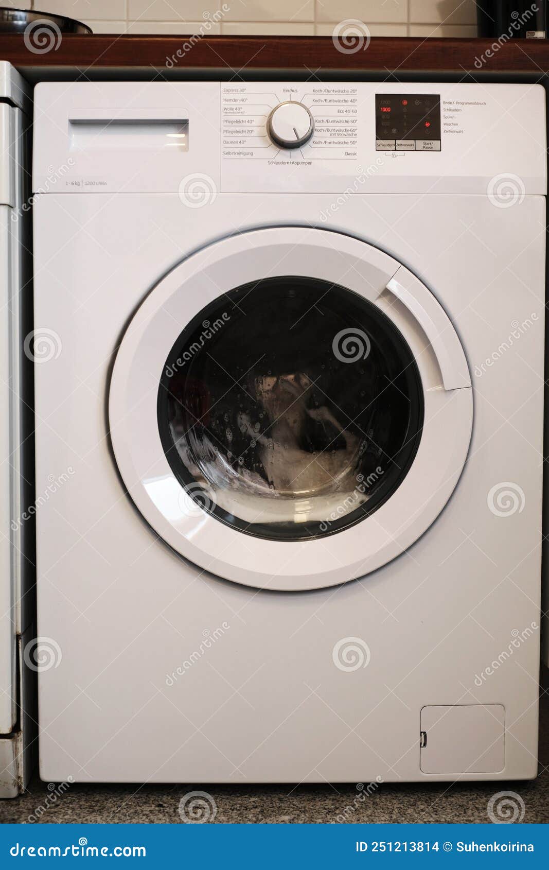 Washing Machine Washing Things Drum Close-up Stock Photo - Image of ...