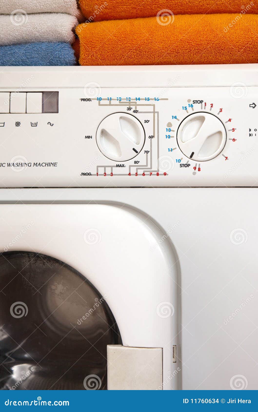Washing machine and towels stock photo. Image of engine - 11760634
