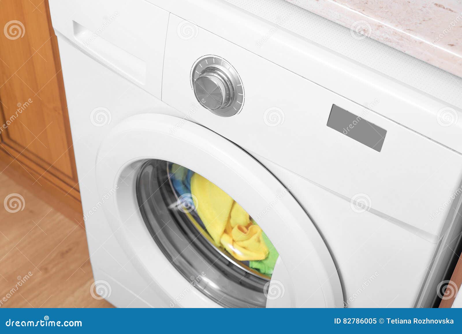 Washing Machine View from Above. Stock Image - Image of pile, appliance ...