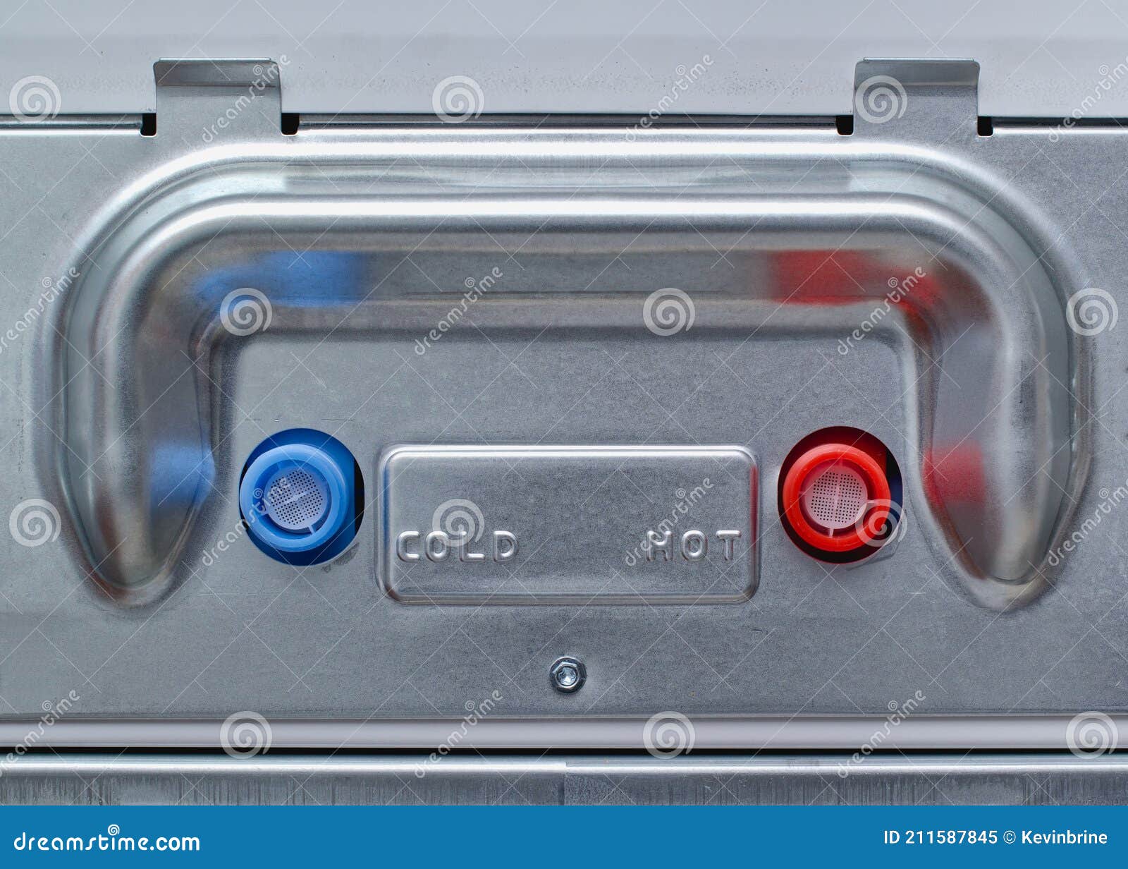 Washing Machine Water Connections Stock Image - Image of outlet, hose ...