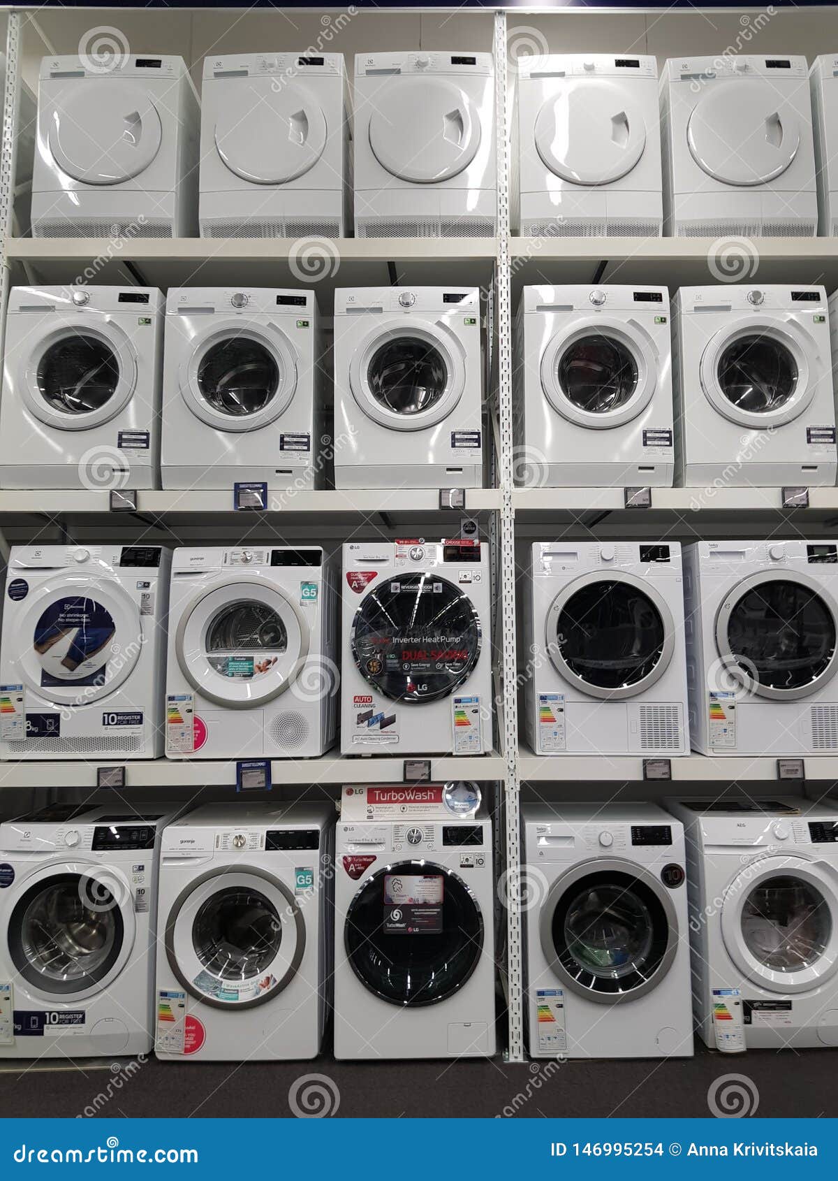 Washing Machines in a Hardware Store Editorial Stock Image - Image of ...