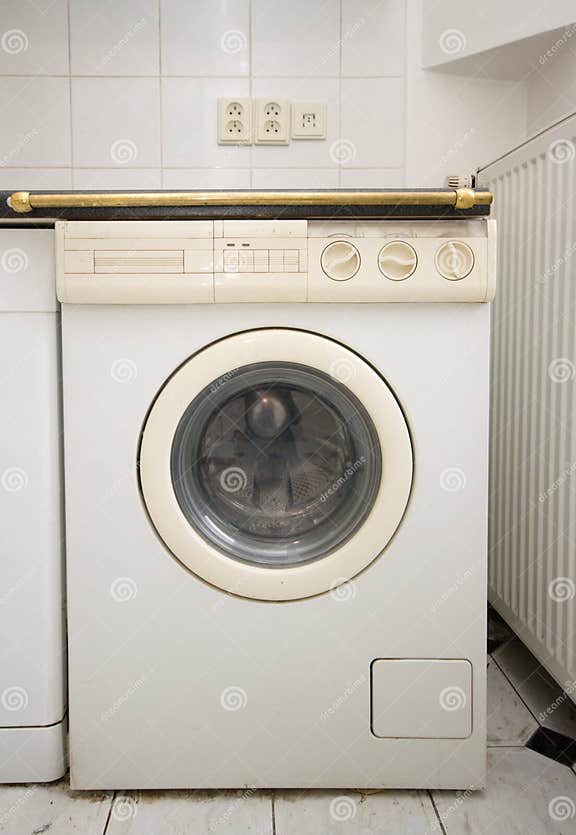 Washing mashine stock image. Image of wash, home, cleaning - 23924475