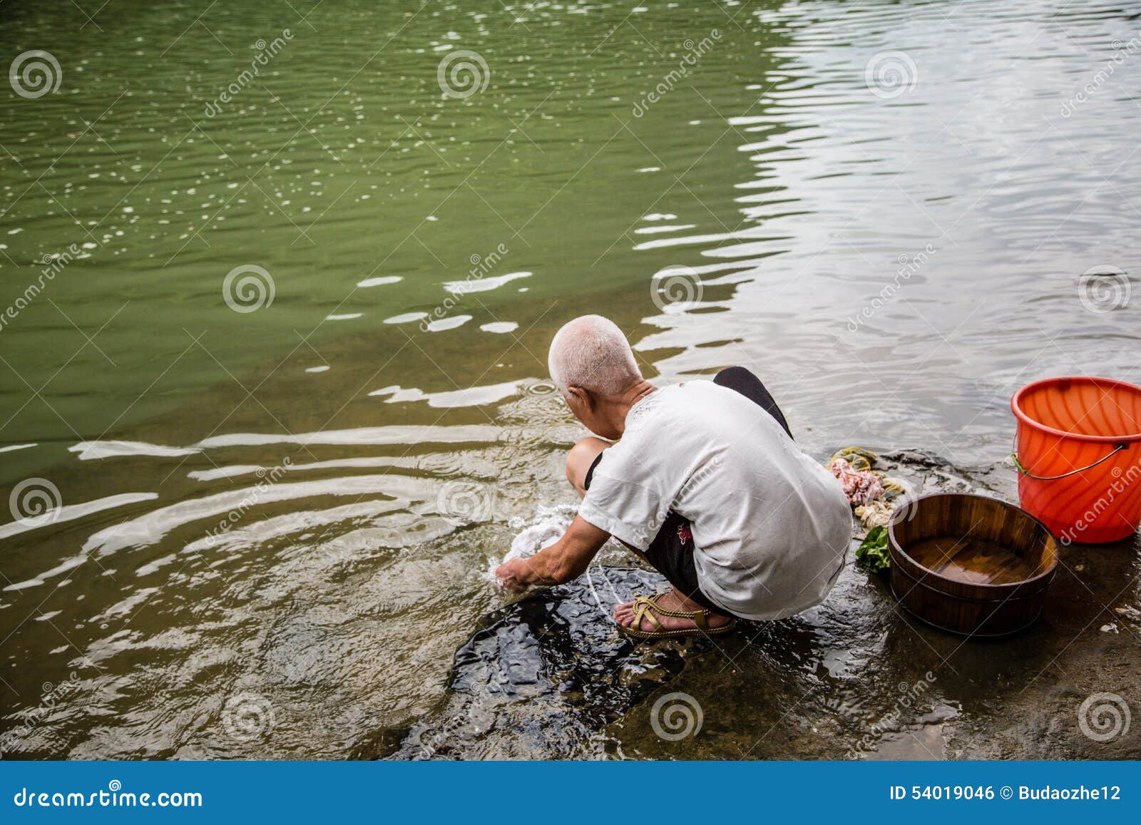 Washing editorial photo. Image of china, clothes, riverside - 54019046