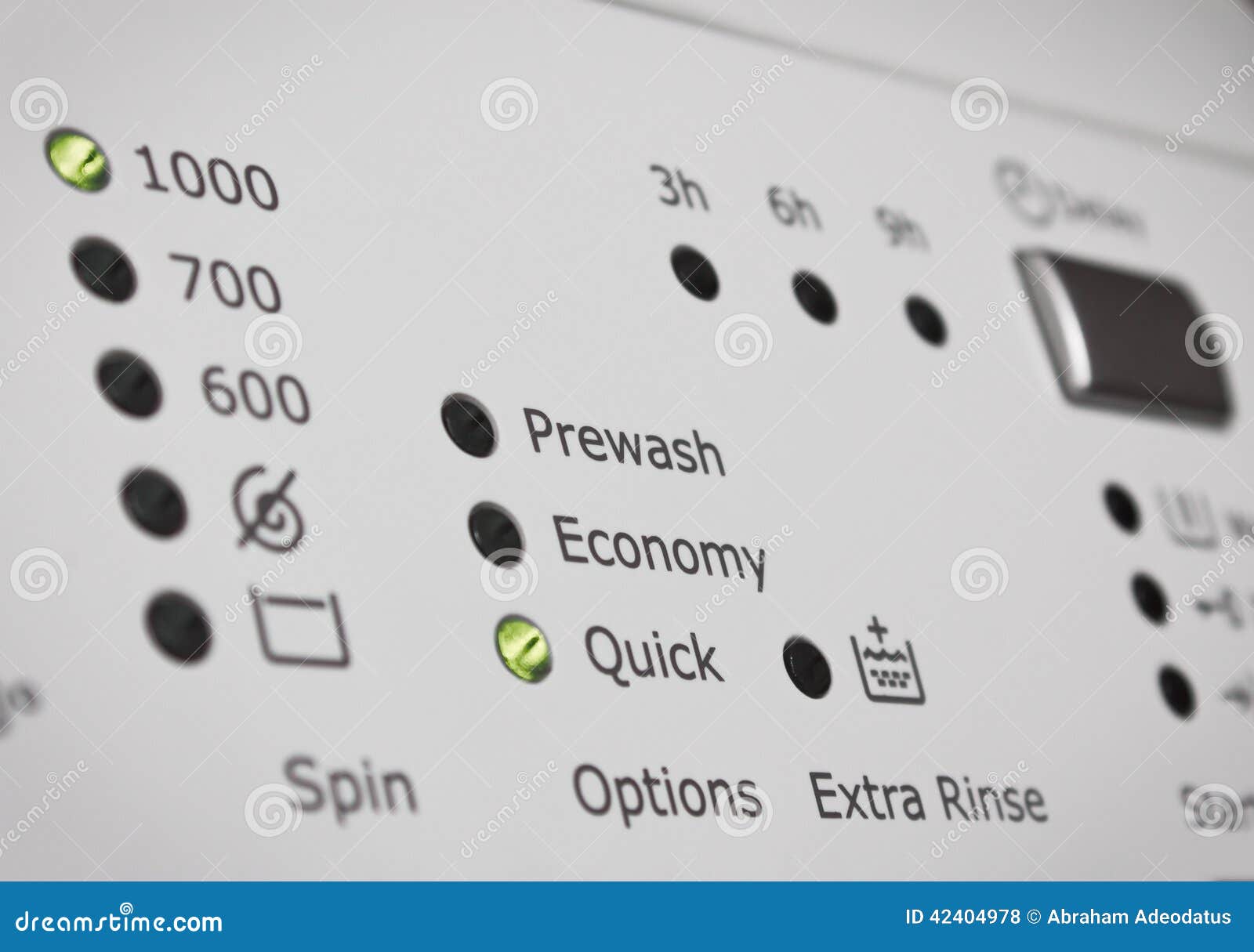 Washing options stock photo. Image of white, program - 42404978