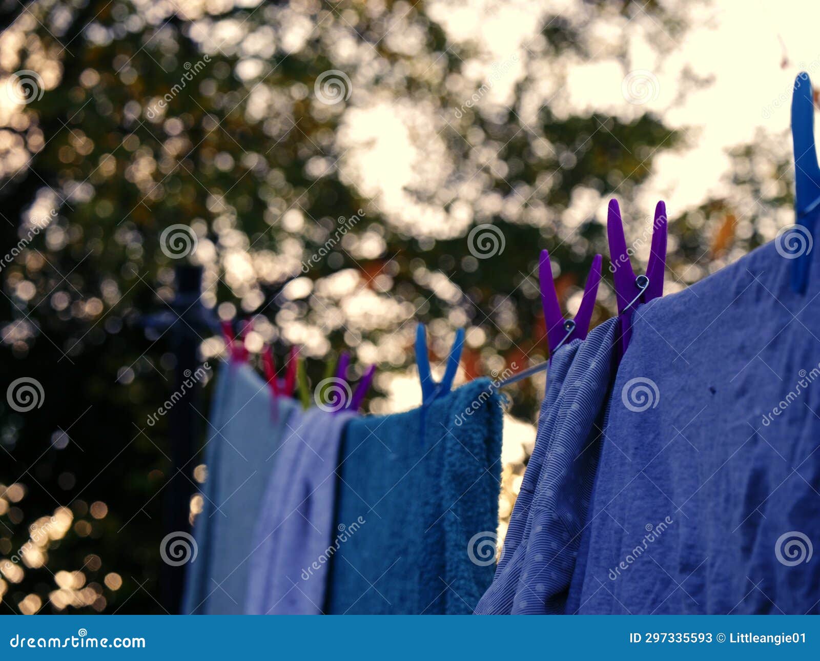 Washing peg on the line stock image. Image of line, clothes - 297335593