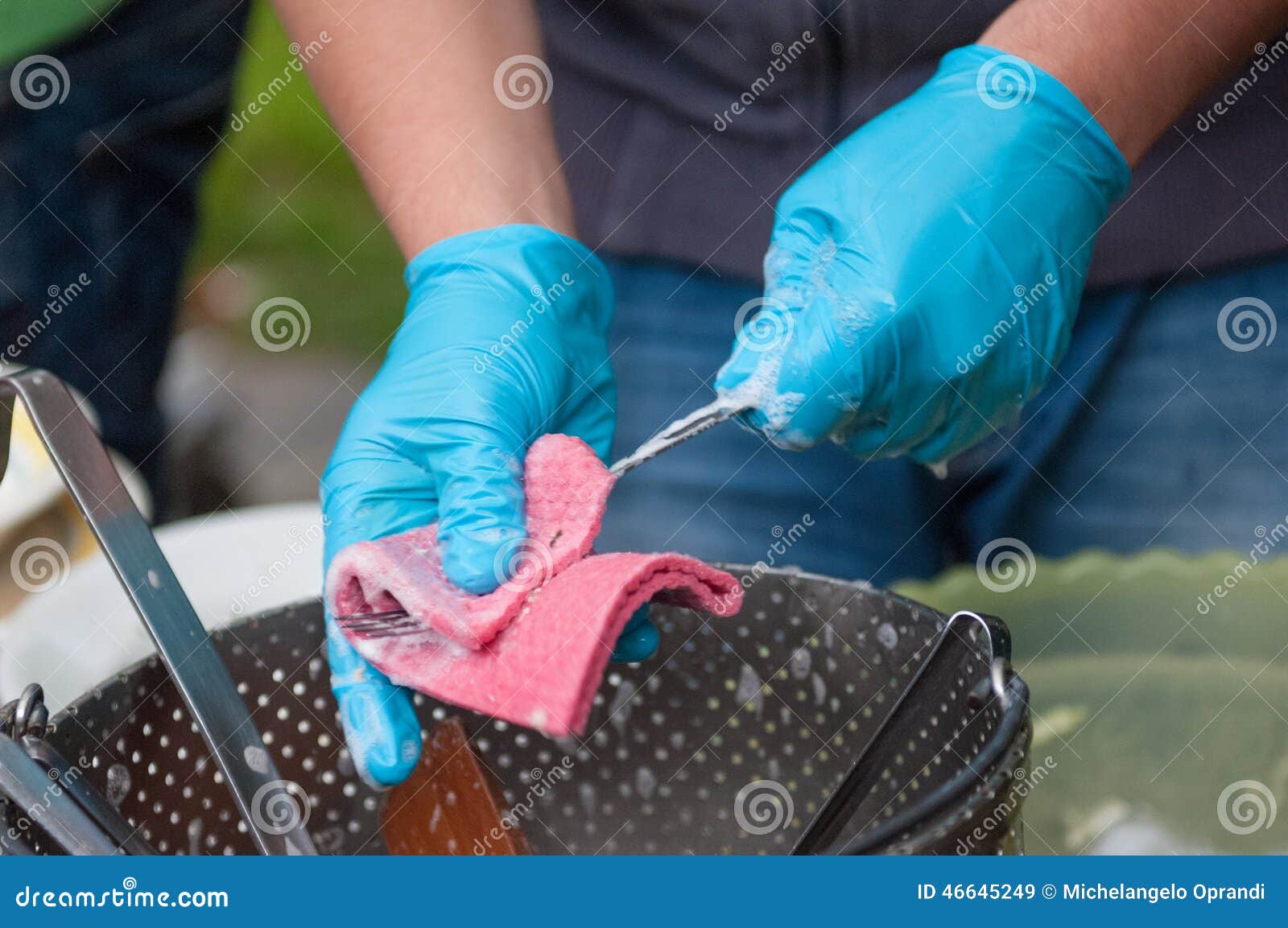 Washing the plates stock image. Image of bathhouse, cleaner - 46645249