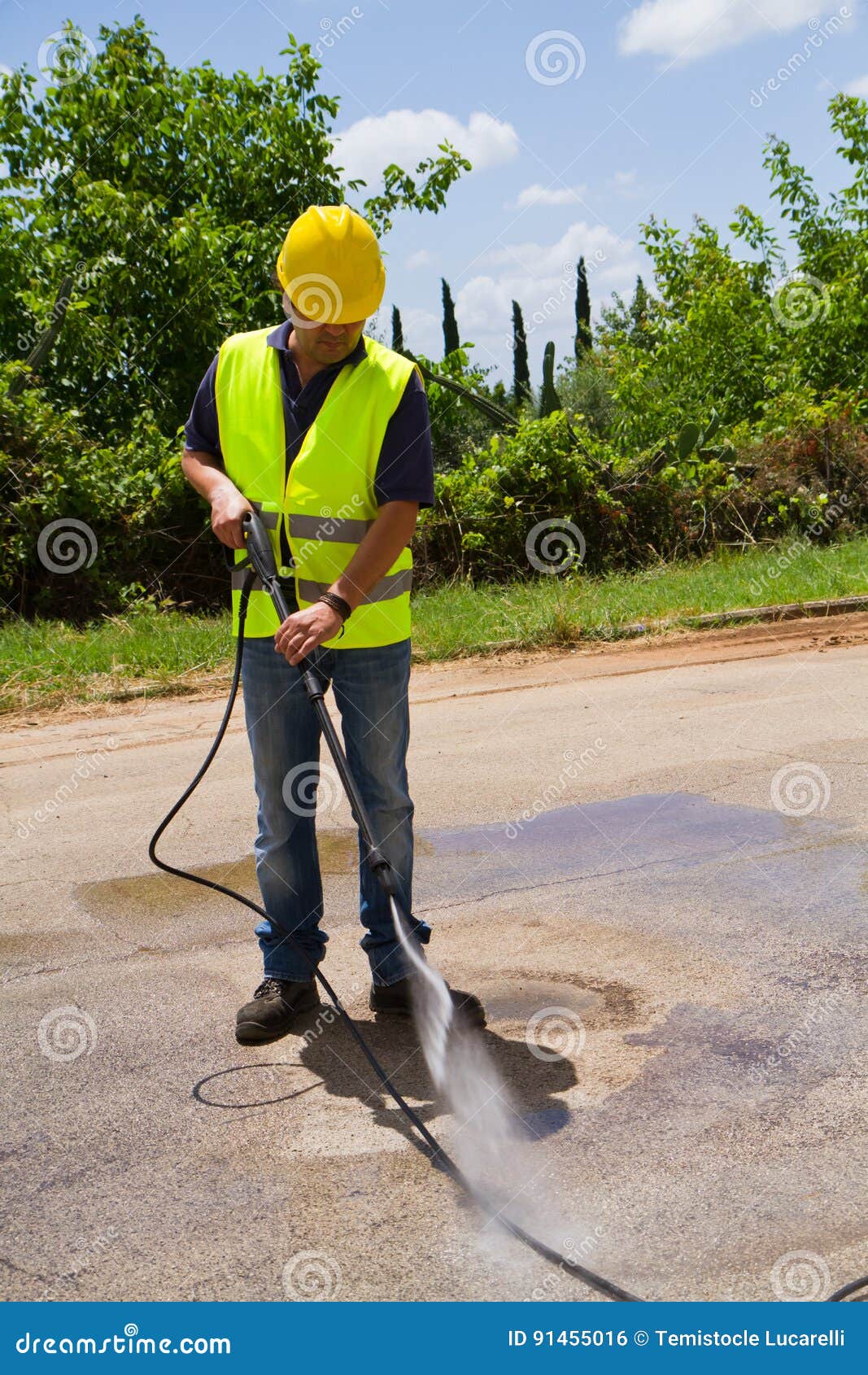 Washing the platform stock photo. Image of platform, washing - 91455016