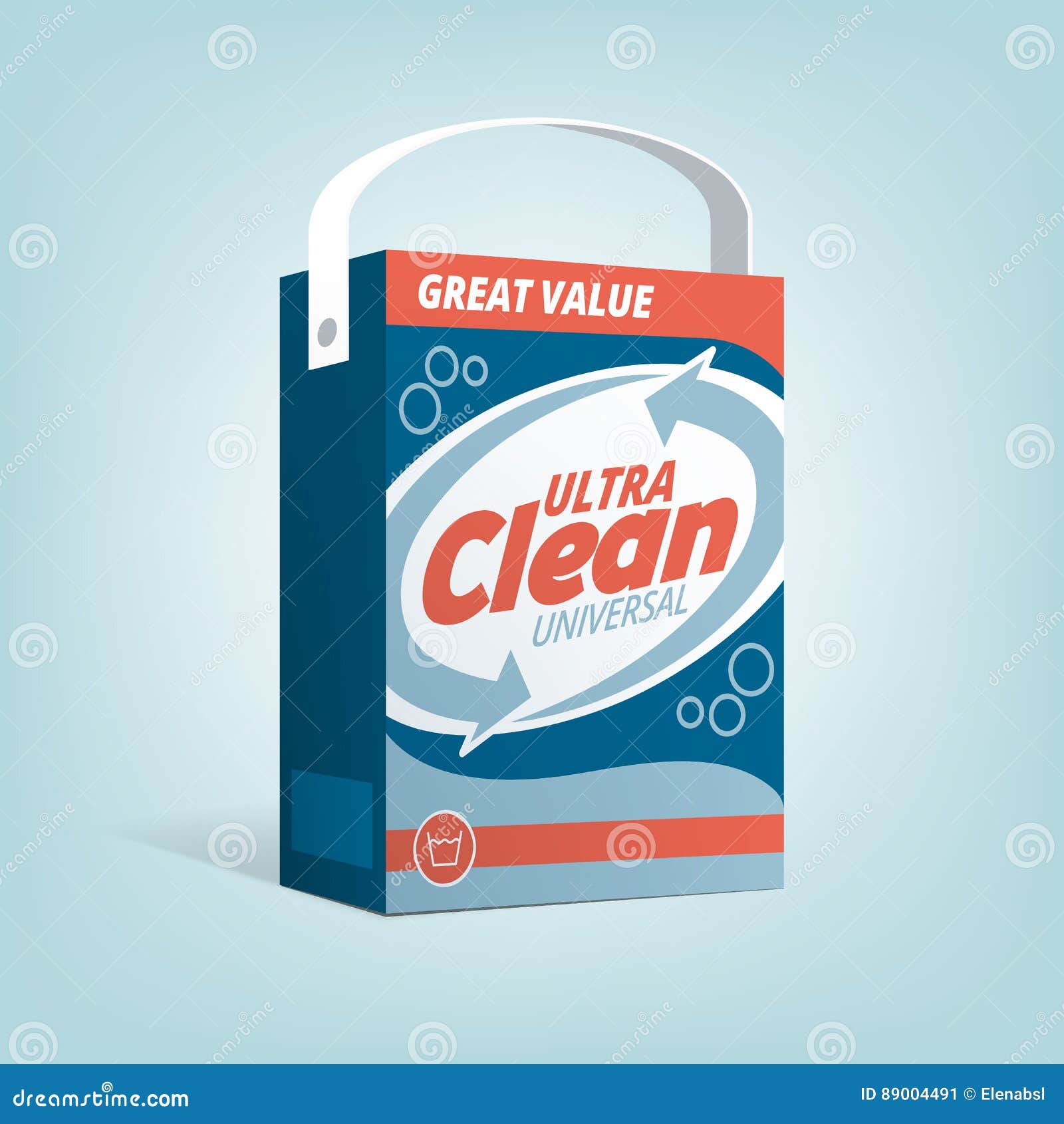 Washing Powder Bags Vector Realistic Mockup Set | CartoonDealer.com ...