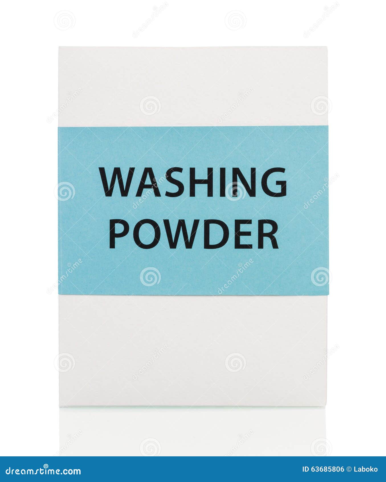 Washing powder box stock photo. Image of automat, laundry - 63685806