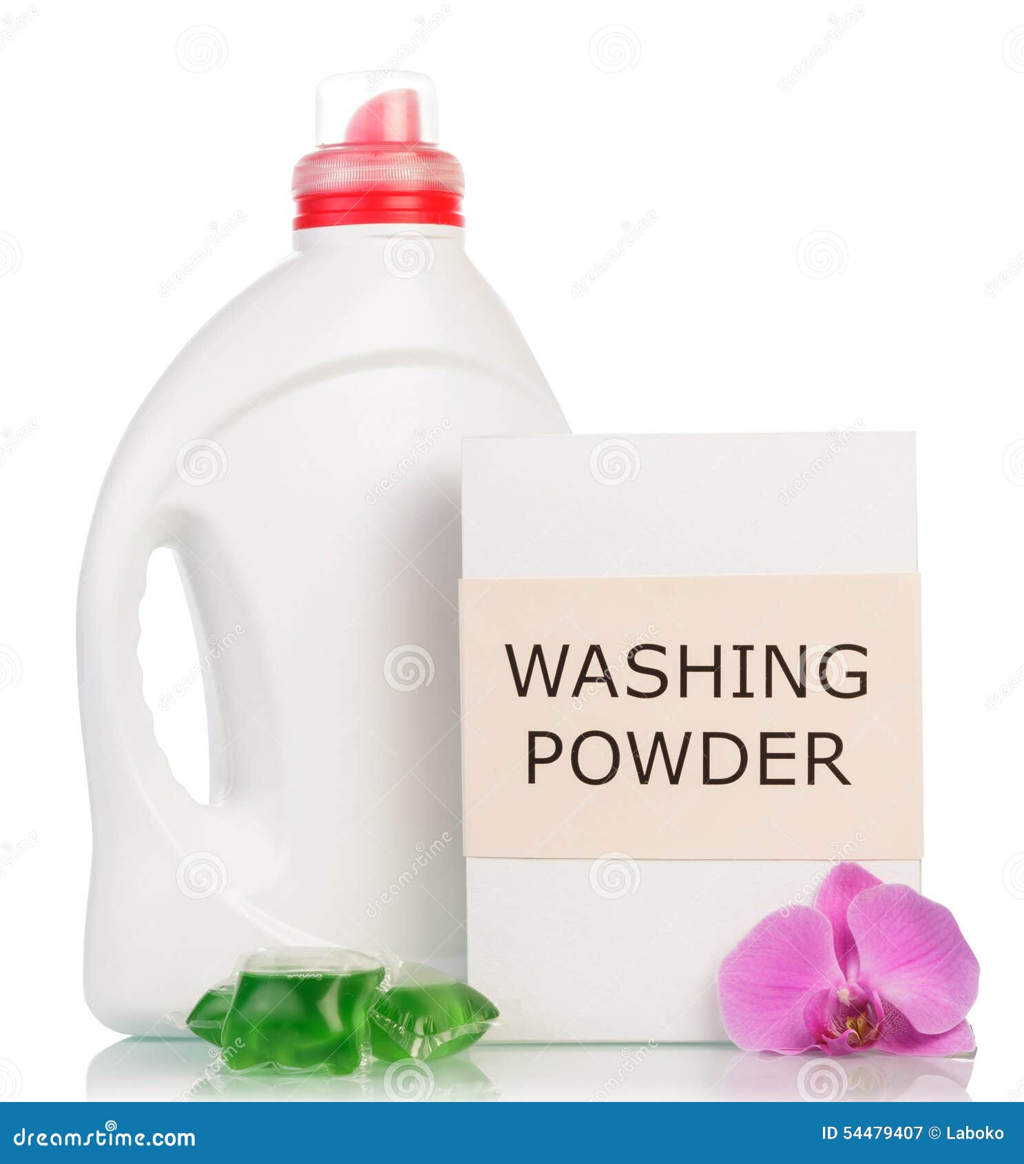 Washing Powder and Cleaning Item Stock Image - Image of protection ...