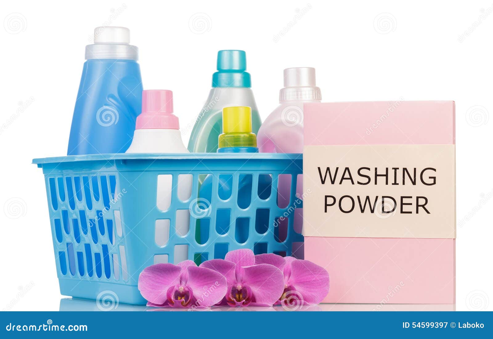 Washing Powder and Cleaning Items Stock Image - Image of cleaner ...
