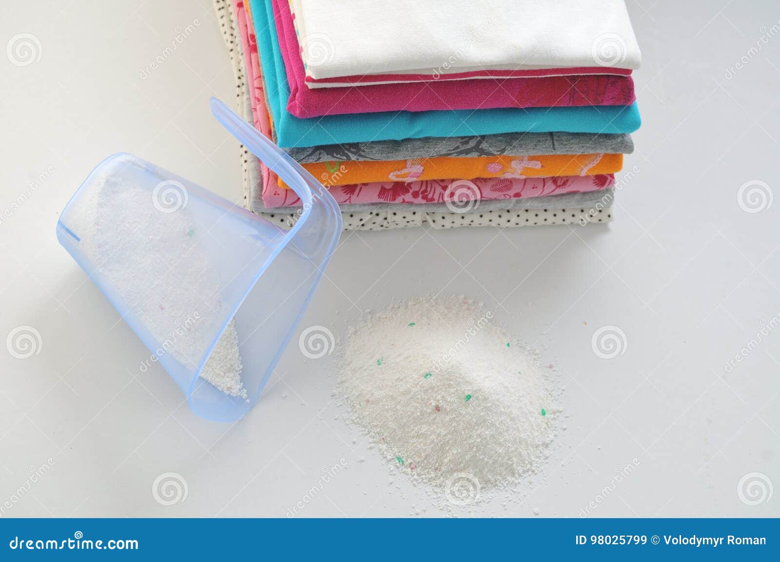 Washing Powder for Colored Fabrics Stock Image - Image of clothing ...