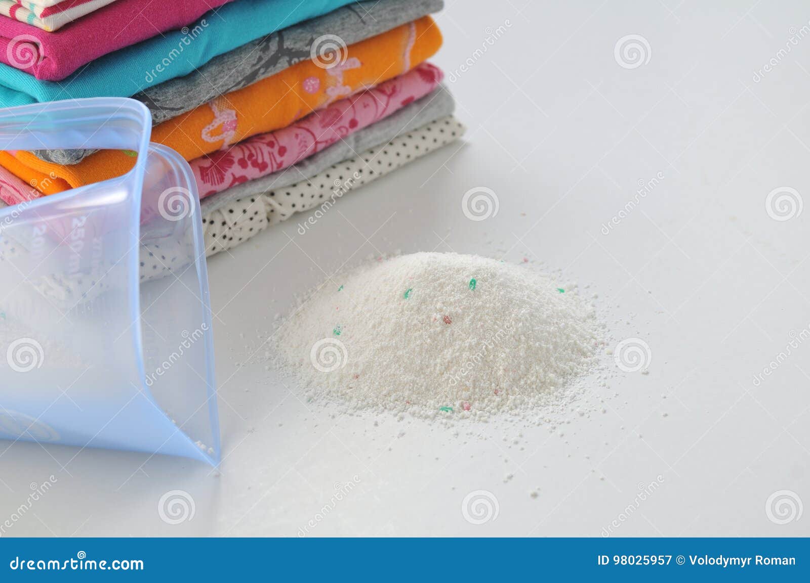 Washing Powder for Colored Fabrics Stock Image - Image of cleanse ...