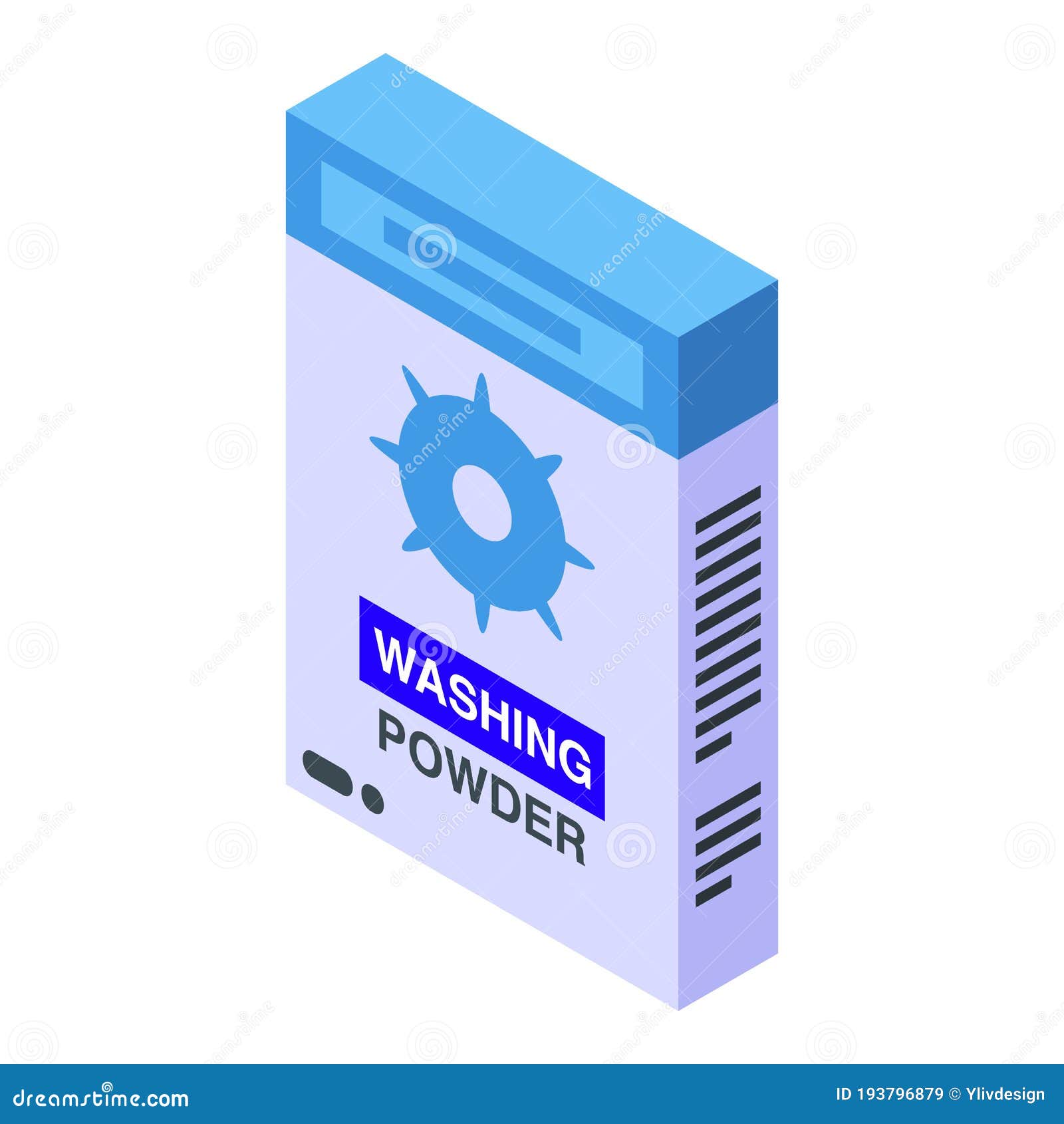 Washing Powder Icon, Isometric Style Stock Vector - Illustration of ...