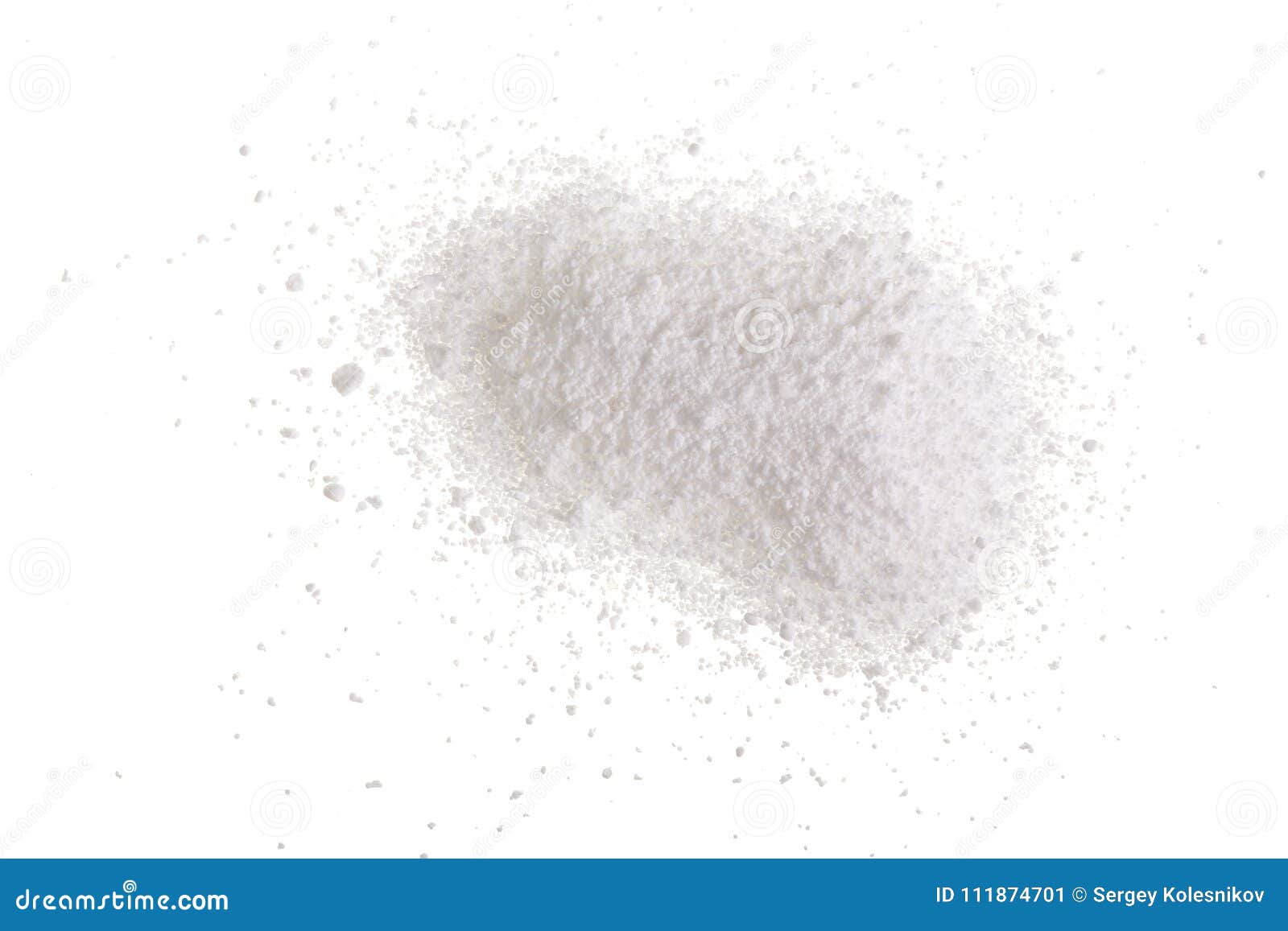 Washing Powder Isolated on White Background. Top View Stock Image ...