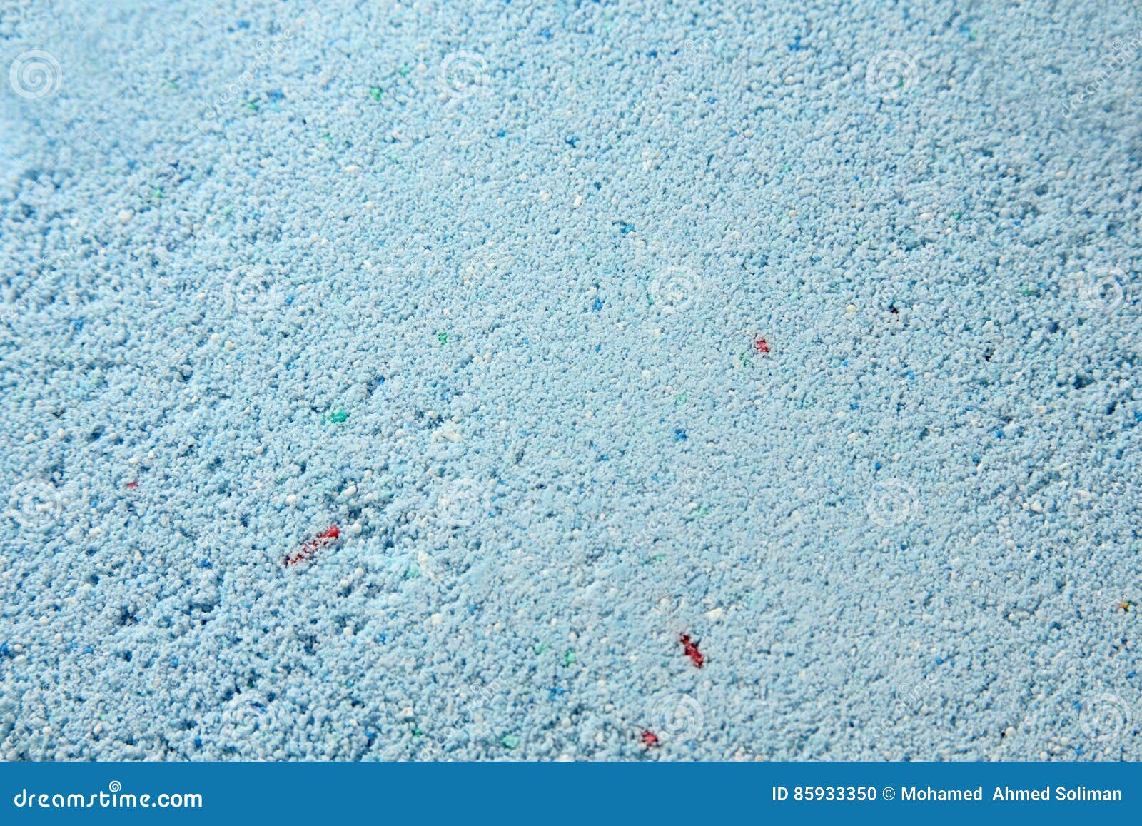 Washing Powder or Laundry Detergent Blue Background Stock Photo - Image ...
