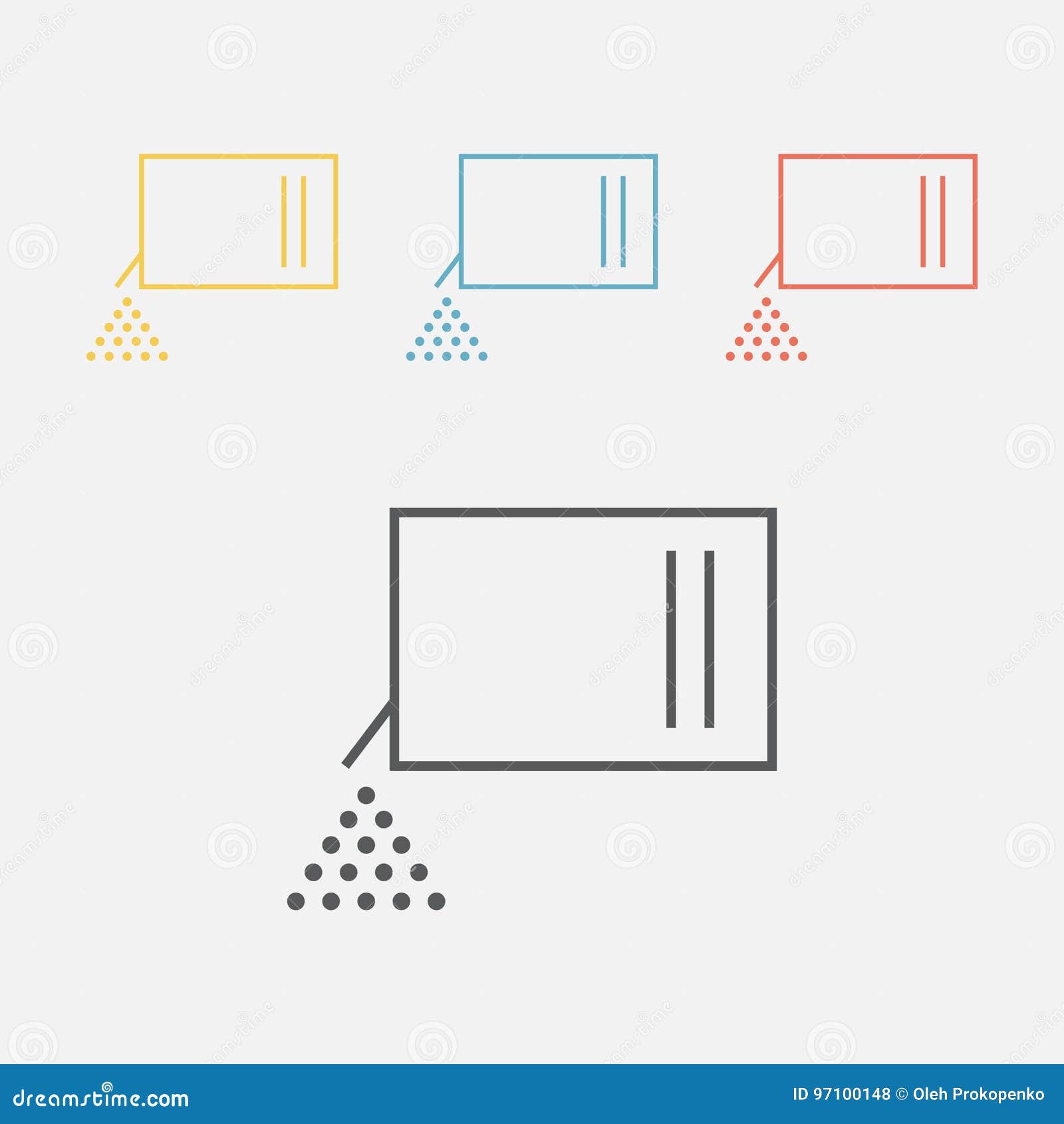 Washing powder line icon stock vector. Illustration of line - 97100148