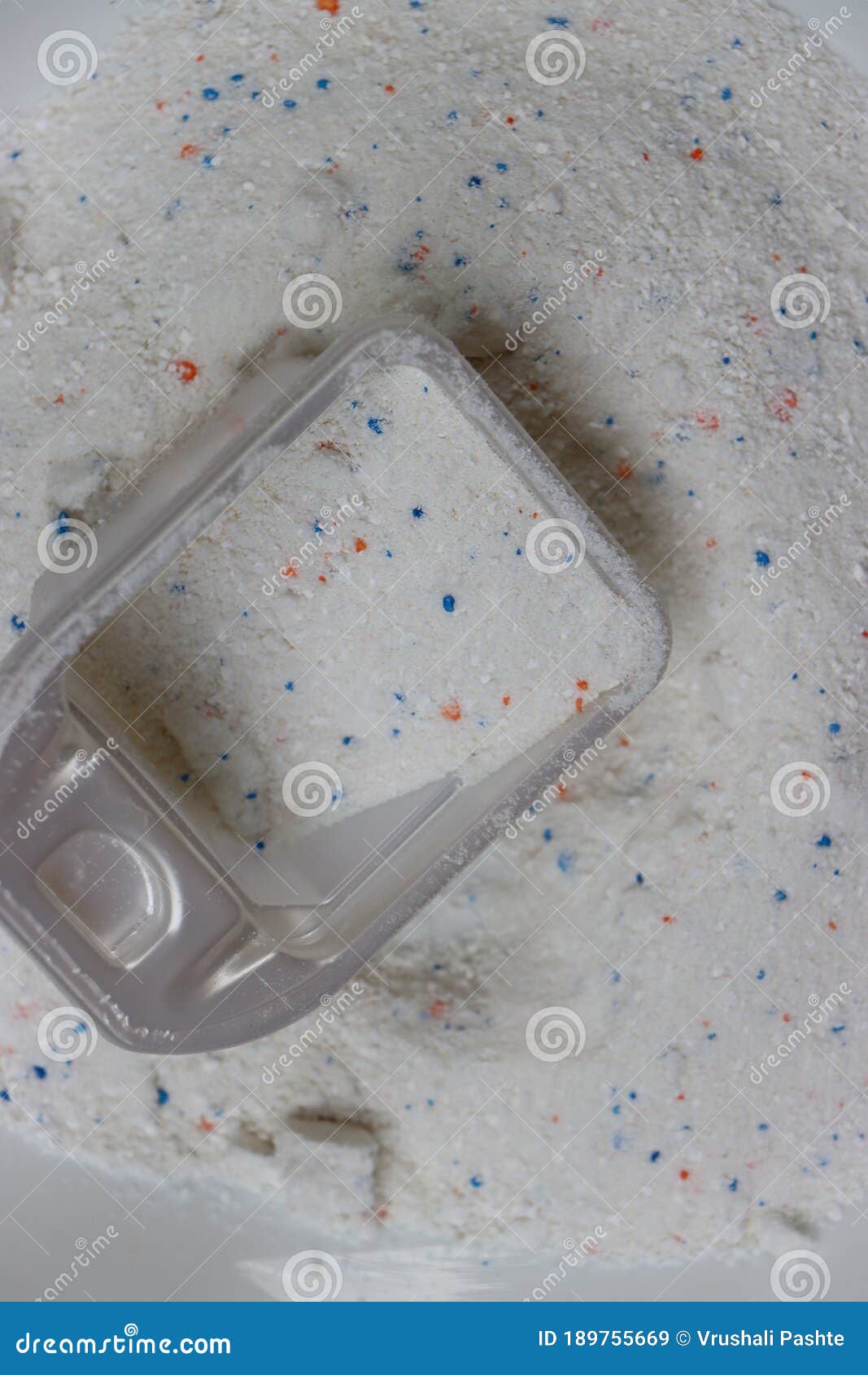 Washing Powder with Measuring Cup Stock Image - Image of cleaning ...
