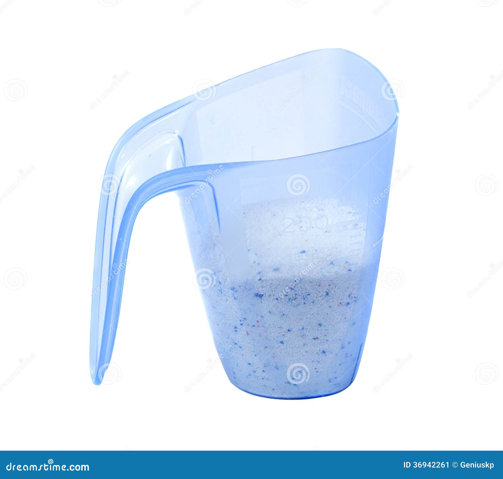 Washing Powder in a Measuring Cup Stock Image - Image of clothes, handy ...