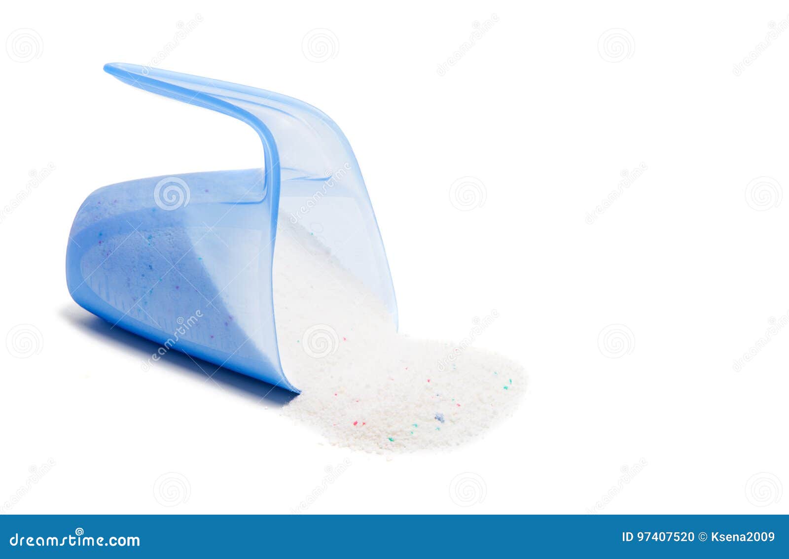 Washing Powder in a Measuring Cup Isolated Stock Photo - Image of ...