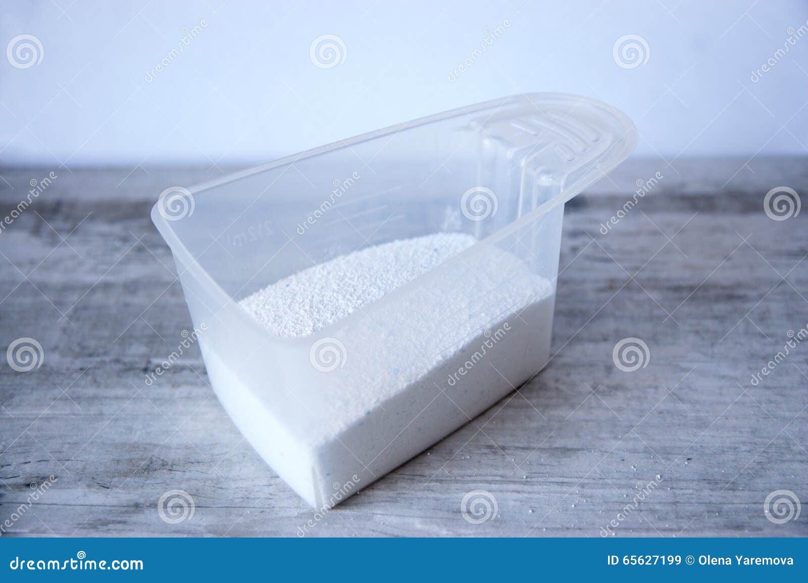 Washing Powder in a Measuring Cup Stock Image - Image of cleaner ...