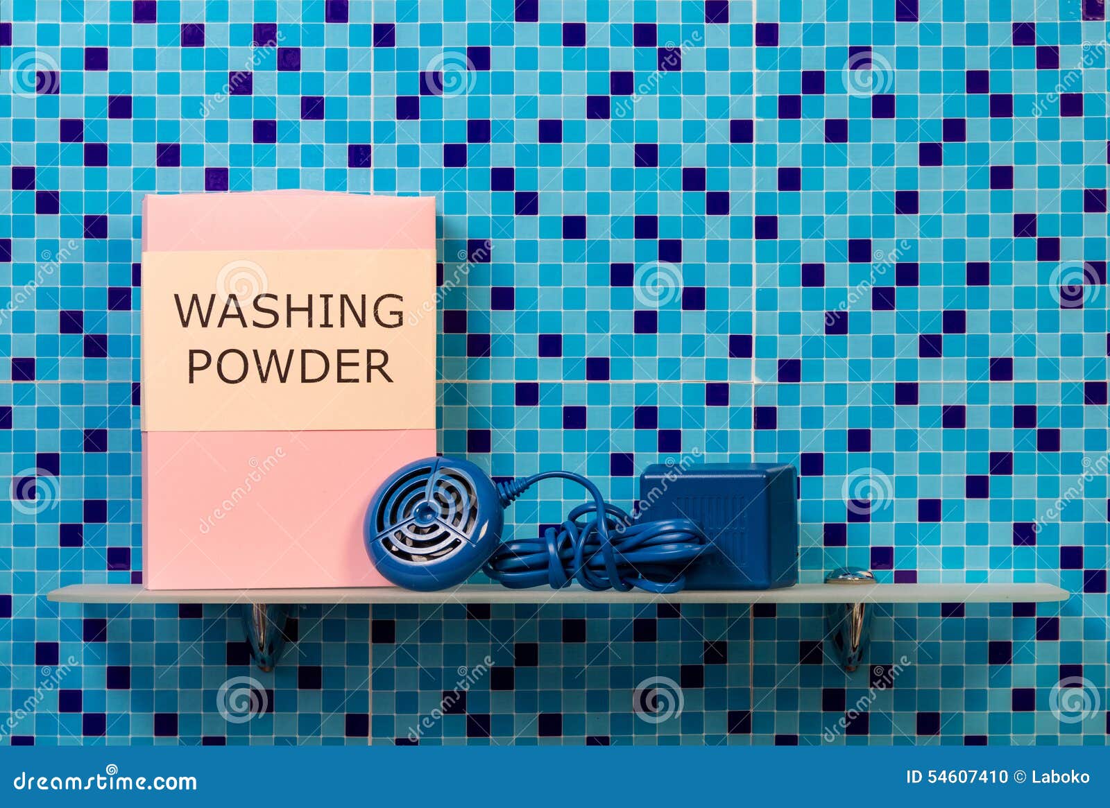 Washing powder on shelf stock photo. Image of detergent - 54607410