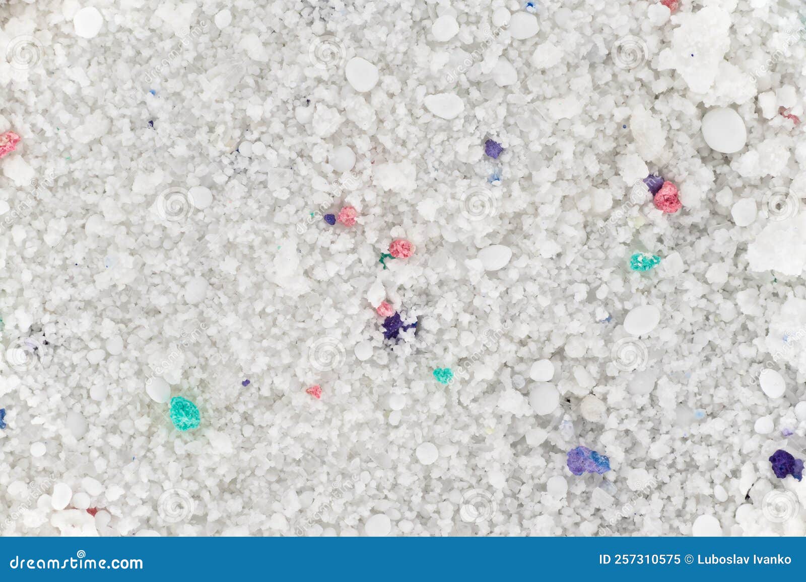 Washing Powder Under Microscope - Image Width 23mm, Colourful Granules ...