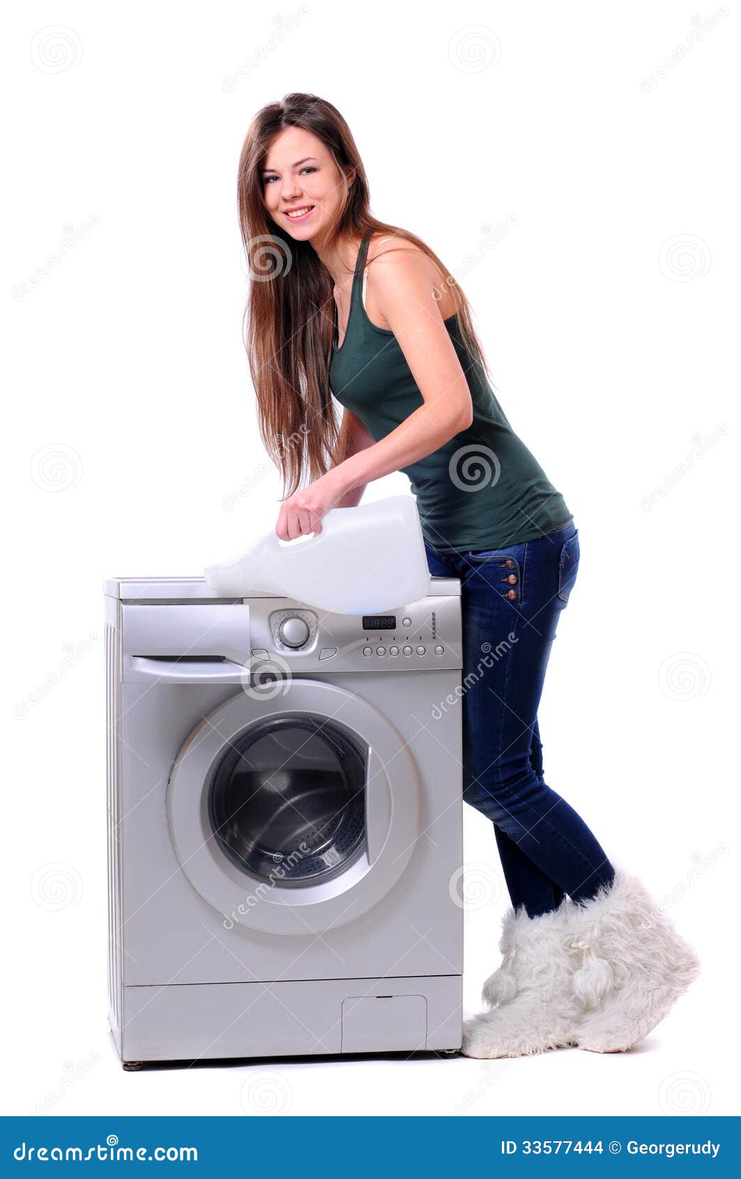 Washing stock photo. Image of launder, household, happy - 33577444