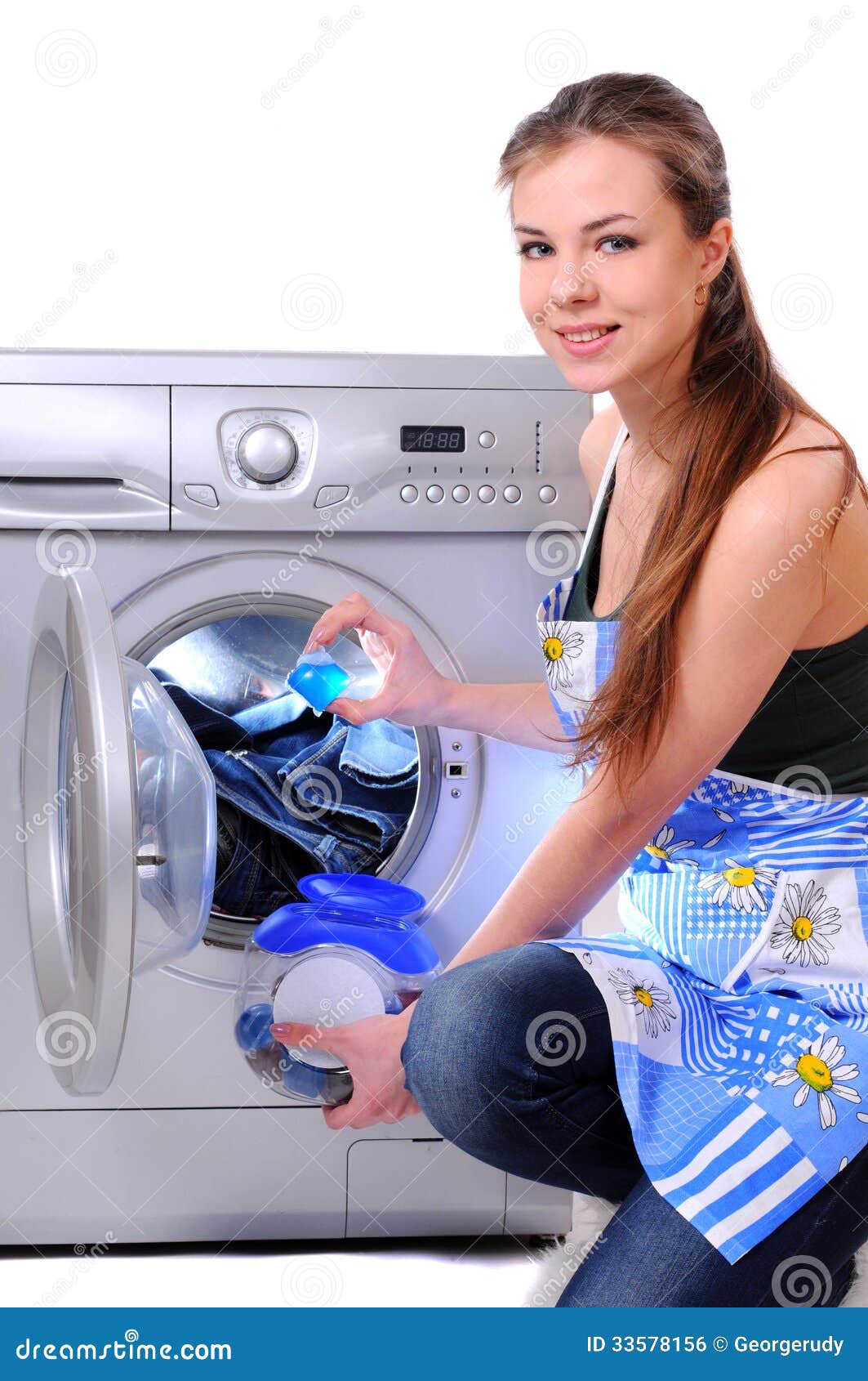 Washing stock photo. Image of holding, caucasian, container - 33578156