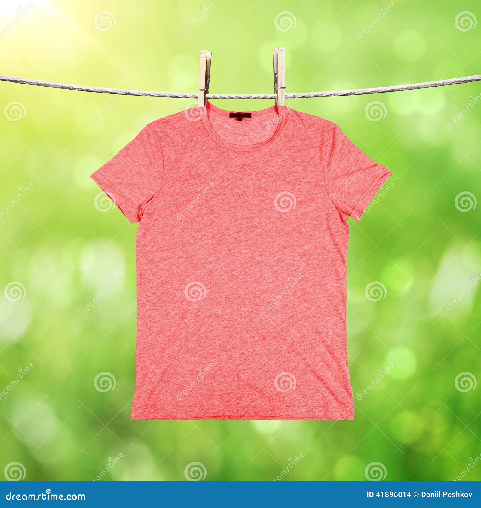 Washing red t-shirt stock photo. Image of design, fabric - 41896014