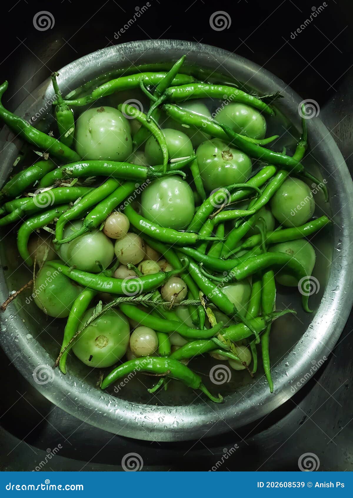Washing and Sanitizing Vegetables before Using Stock Image - Image of ...